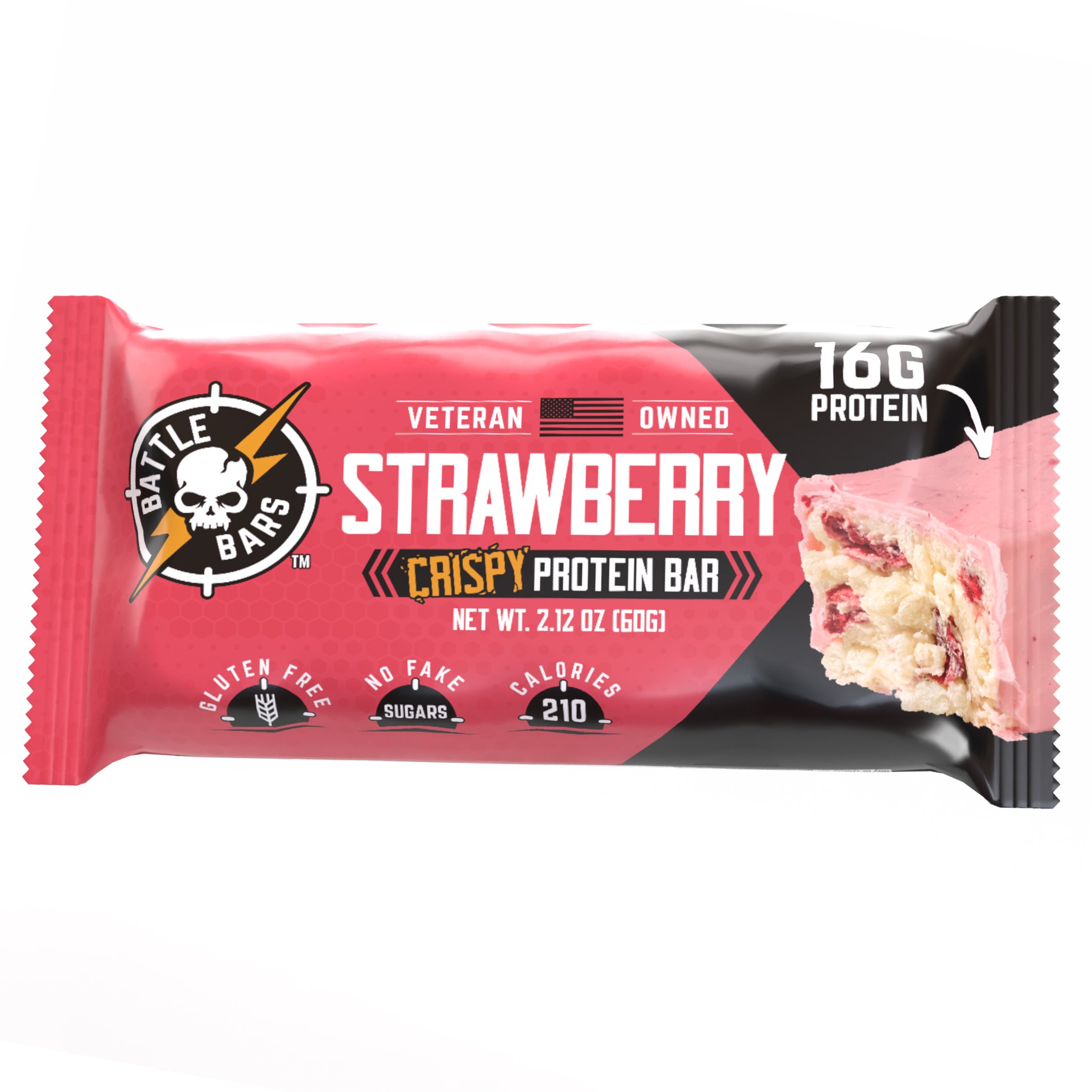 Battle Bars 16g Protein Bar - Strawberry - Shop Granola & snack bars at ...