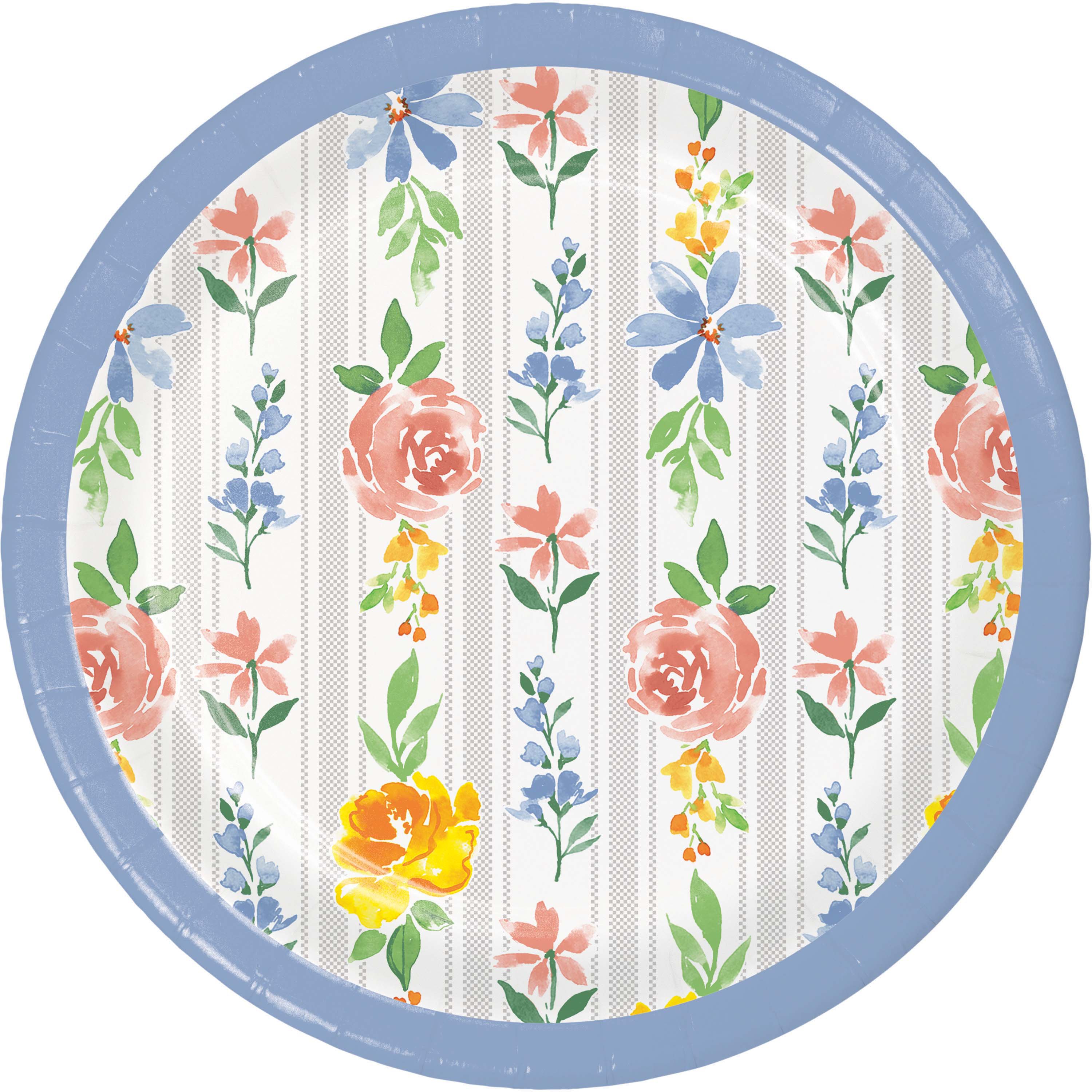 Creative Converting Spring Cottage Lunch Paper Plate, 8 ct - Shop Party ...