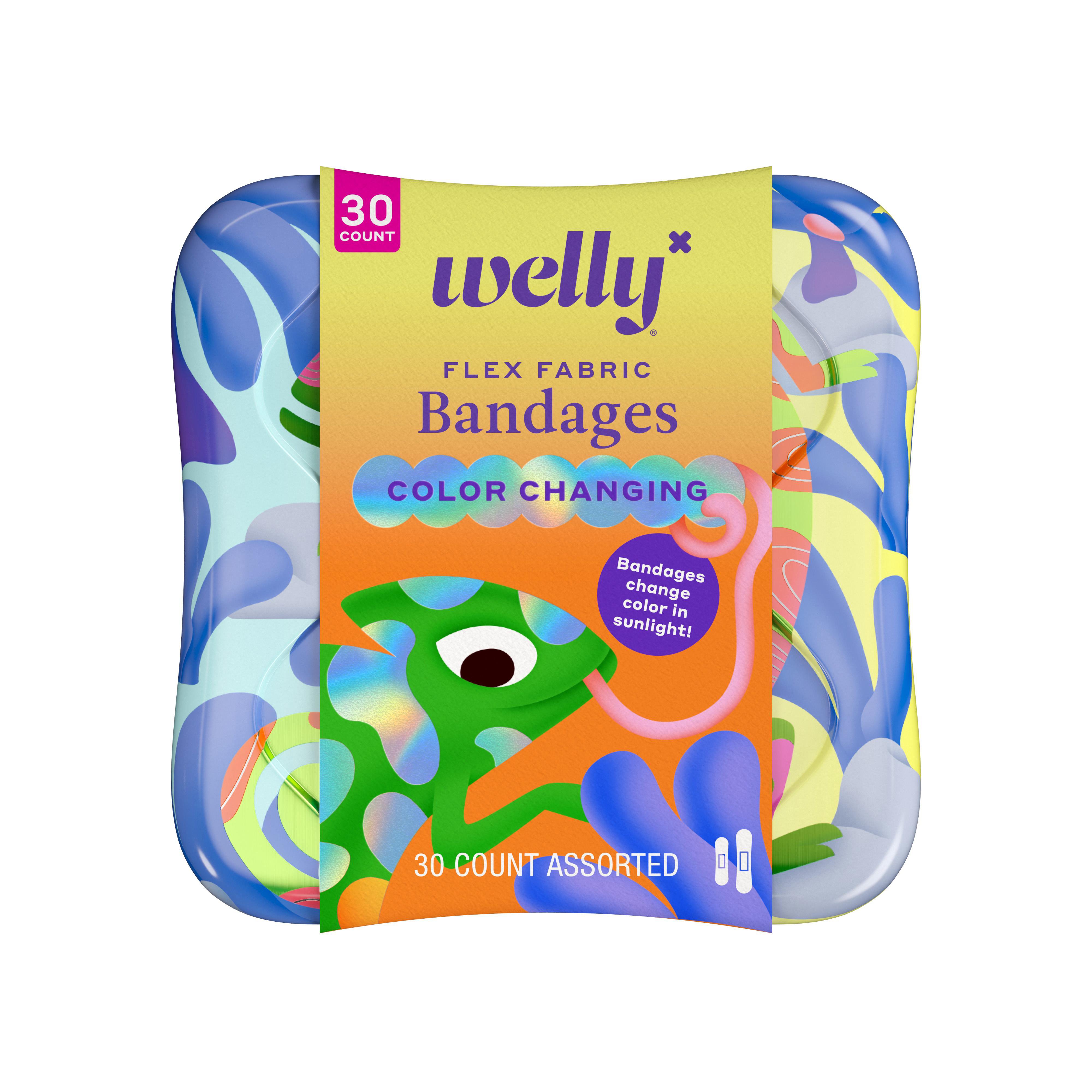 Welly Flex Fabric Color Changing Bandages - Assorted Sizes - Shop ...