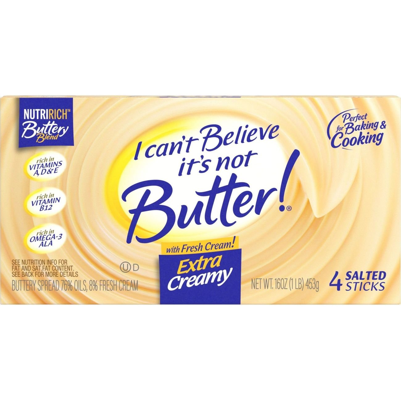 I Can't Believe It's Not Butter! Salted Sticks - Shop Butter & margarine at H-E-B