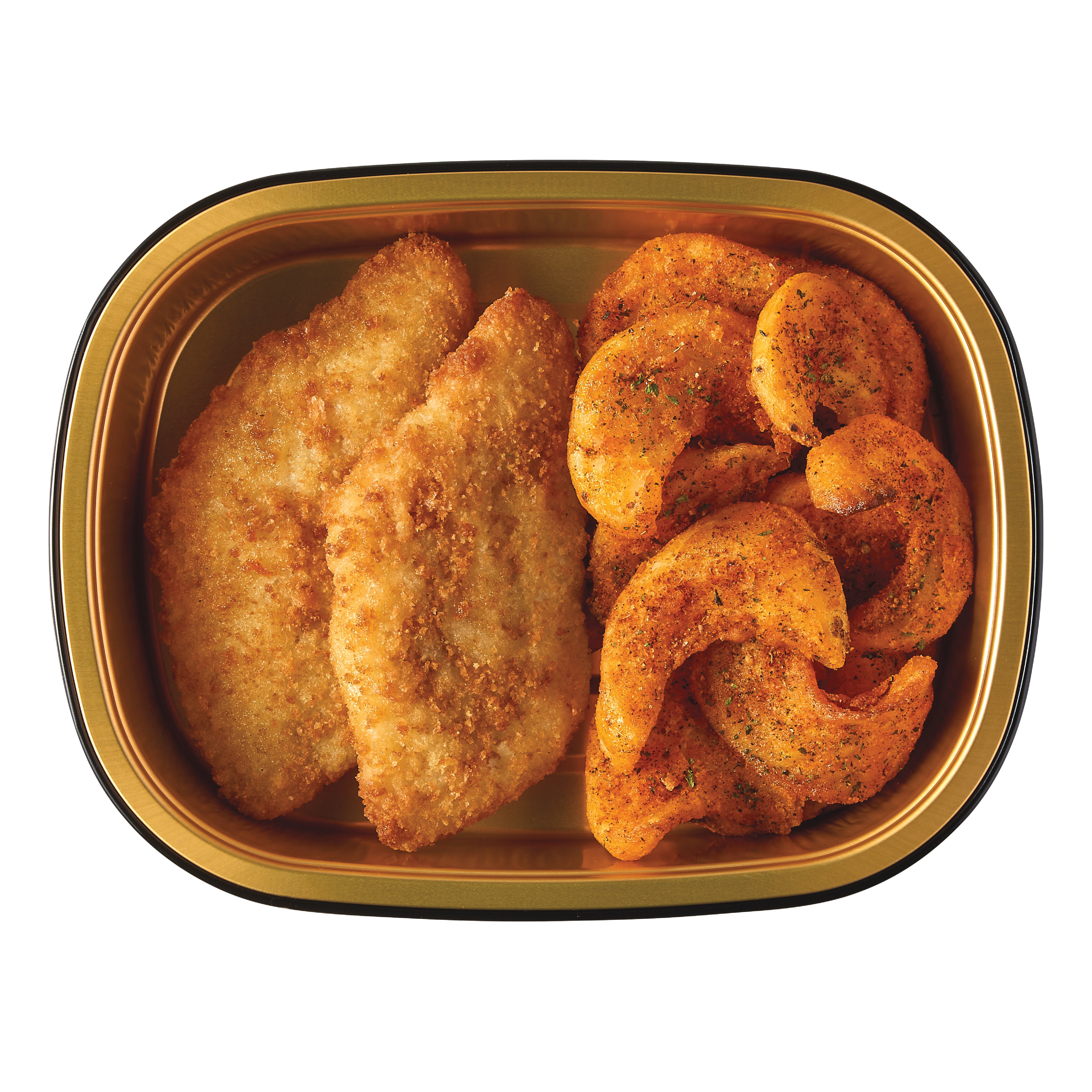 Meal Simple by H-E-B Panko Crusted Pollock & Thick Potato Curls - Shop ...