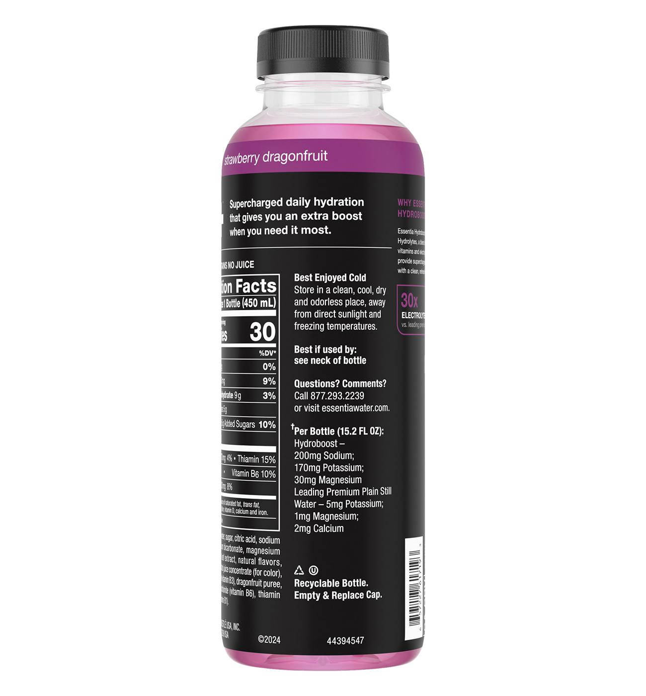 Essentia Hydroboost Supercharged Hydration Drink - Strawberry ...