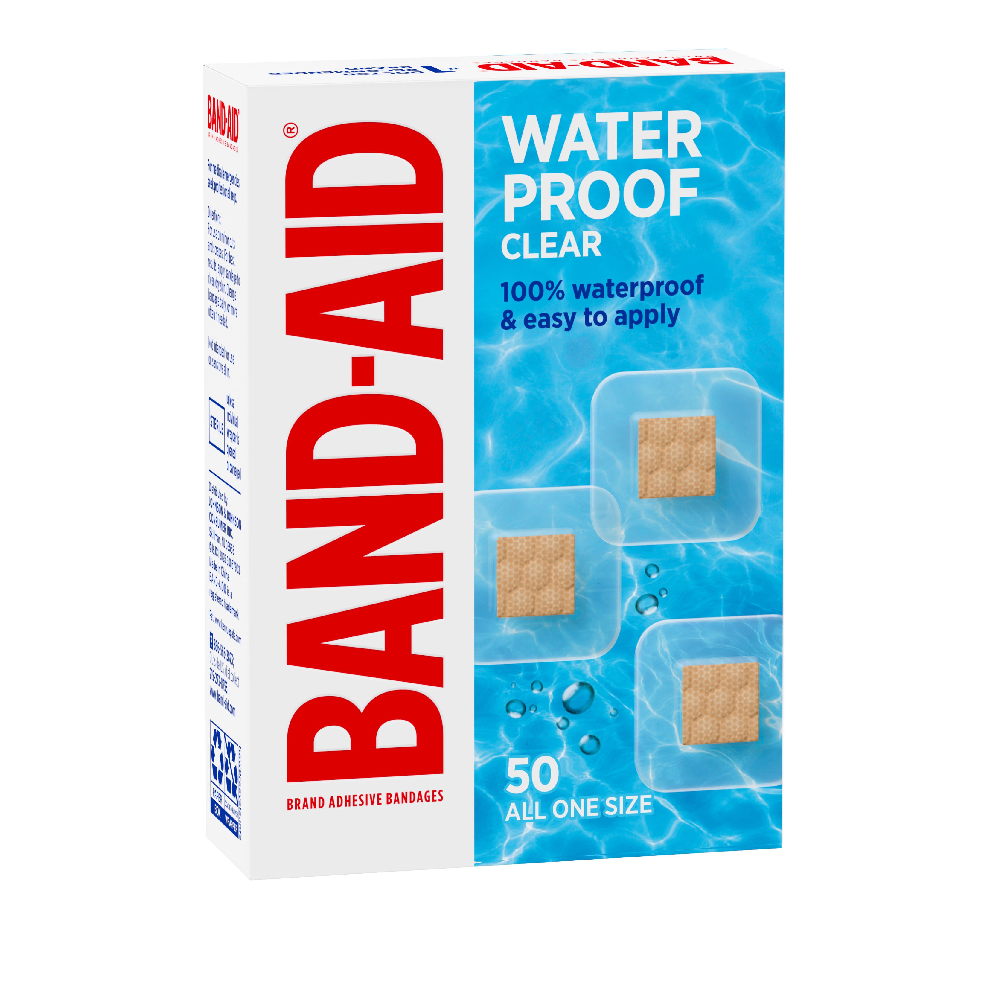 Band-Aid Waterproof Clear Spot Bandages - Small - Shop Bandages & gauze ...
