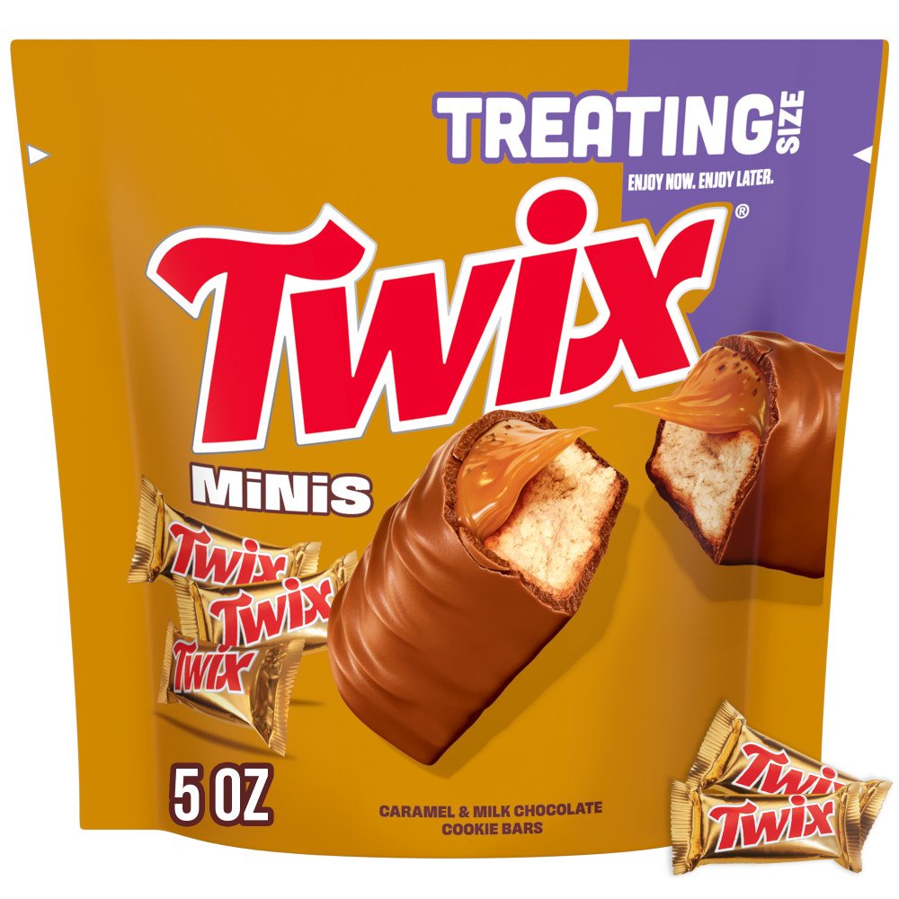 Twix Caramel Milk Chocolate Minis Candy Bars - Treating Size - Shop ...