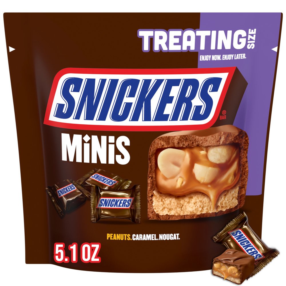 Snickers Minis Chocolate Bars - Treating Size - Shop Candy at H-E-B