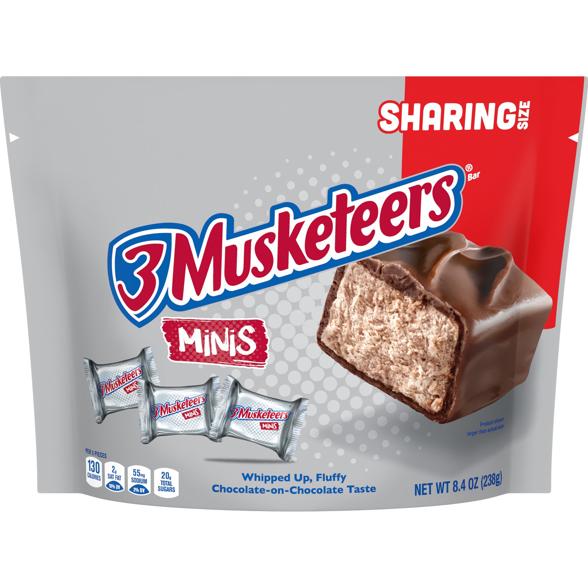 3 Musketeers Minis Milk Chocolate Candy Bars - Sharing Size - Shop ...