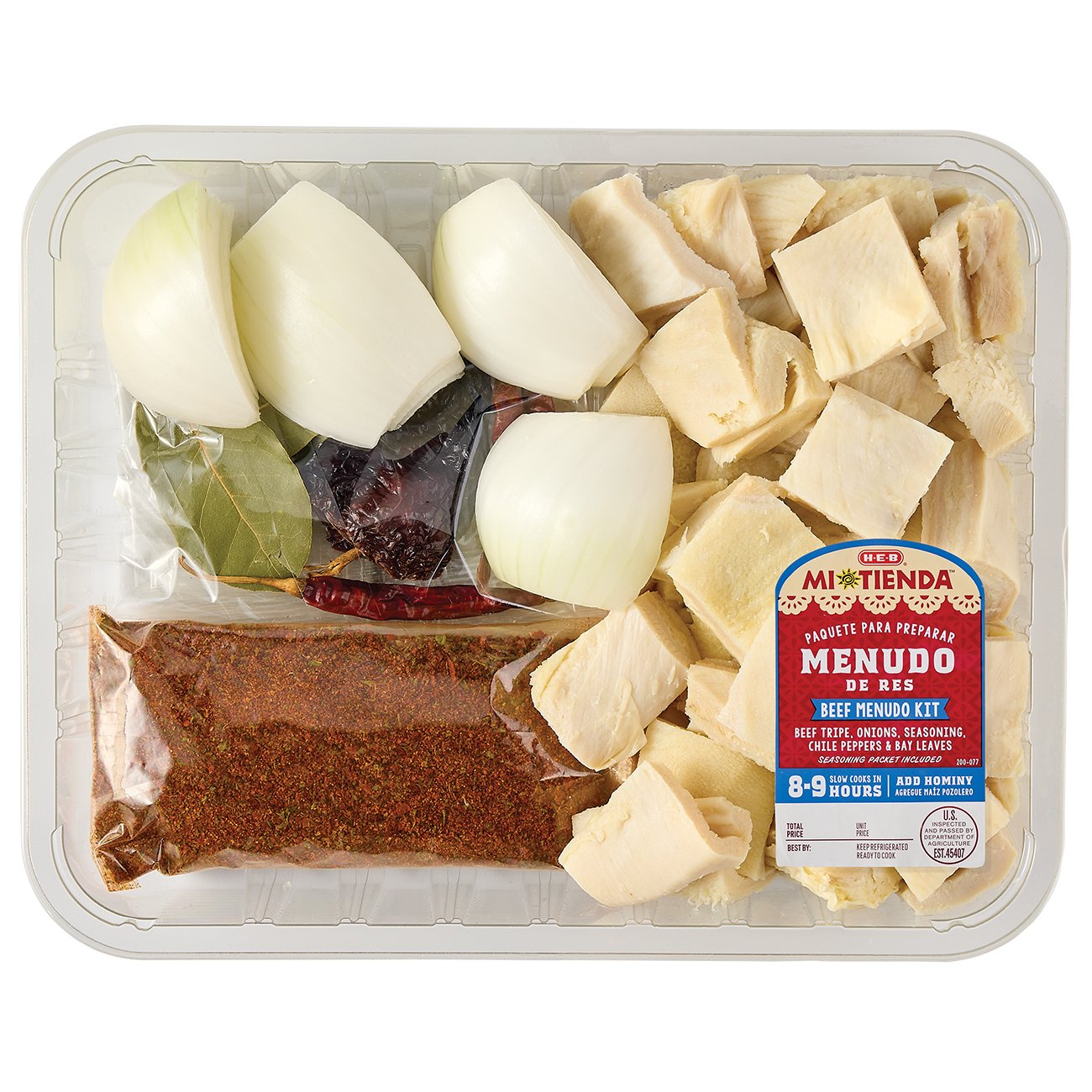 H-E-B Mi Tienda Beef Menudo Slow Cook Kit - Shop Entrees & sides at H-E-B