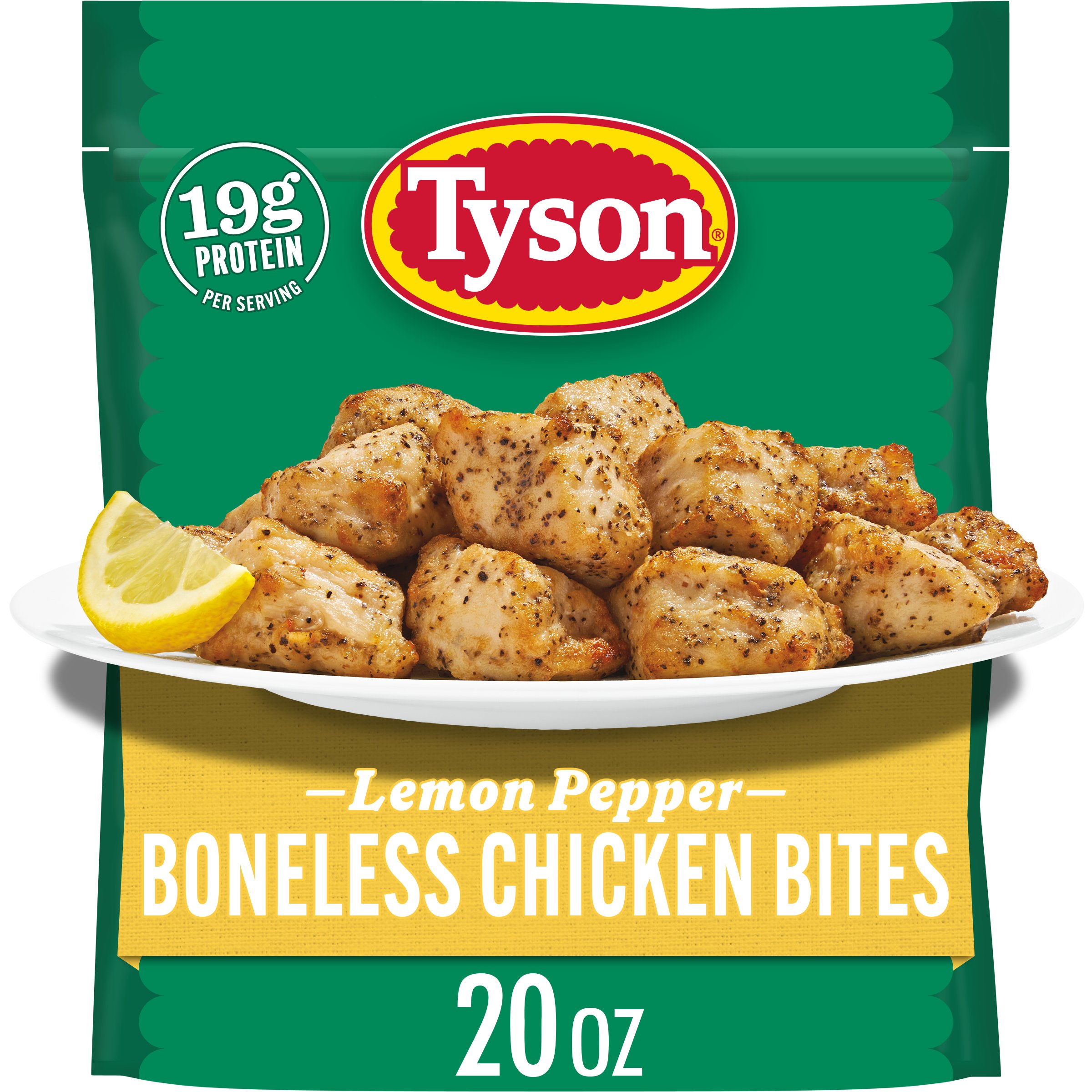 Tyson Frozen Lemon Pepper Boneless Chicken Bites - Shop Chicken at H-E-B