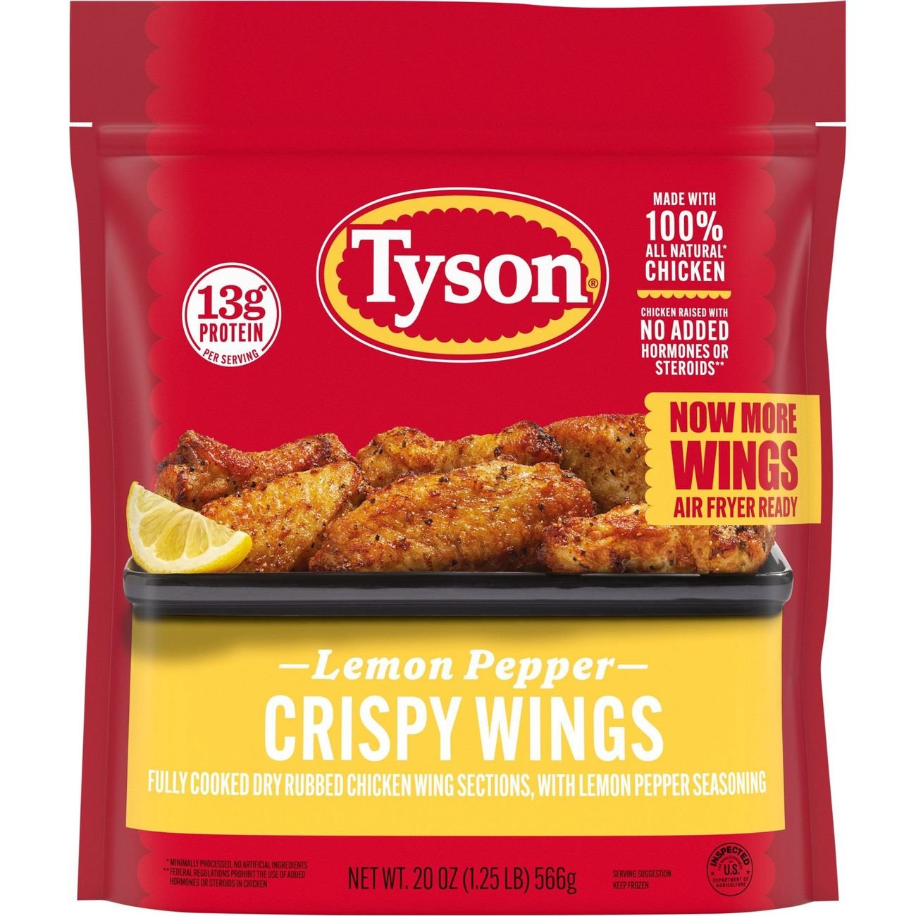 Tyson Frozen Lemon Pepper Crispy Wings - Shop Chicken at H-E-B