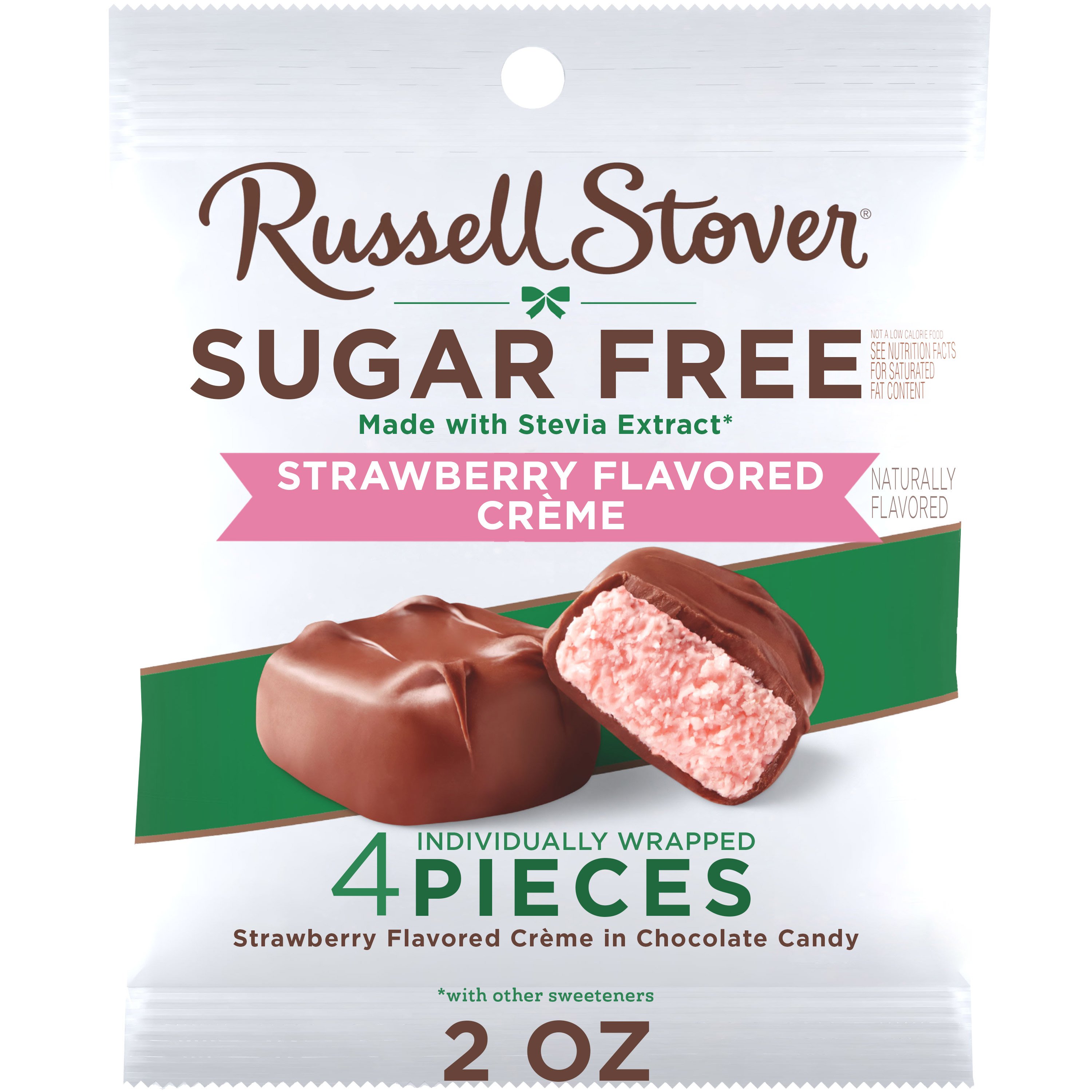Russell Stover Sugar Free Strawberry Flavored Crème Candy - Shop Candy ...