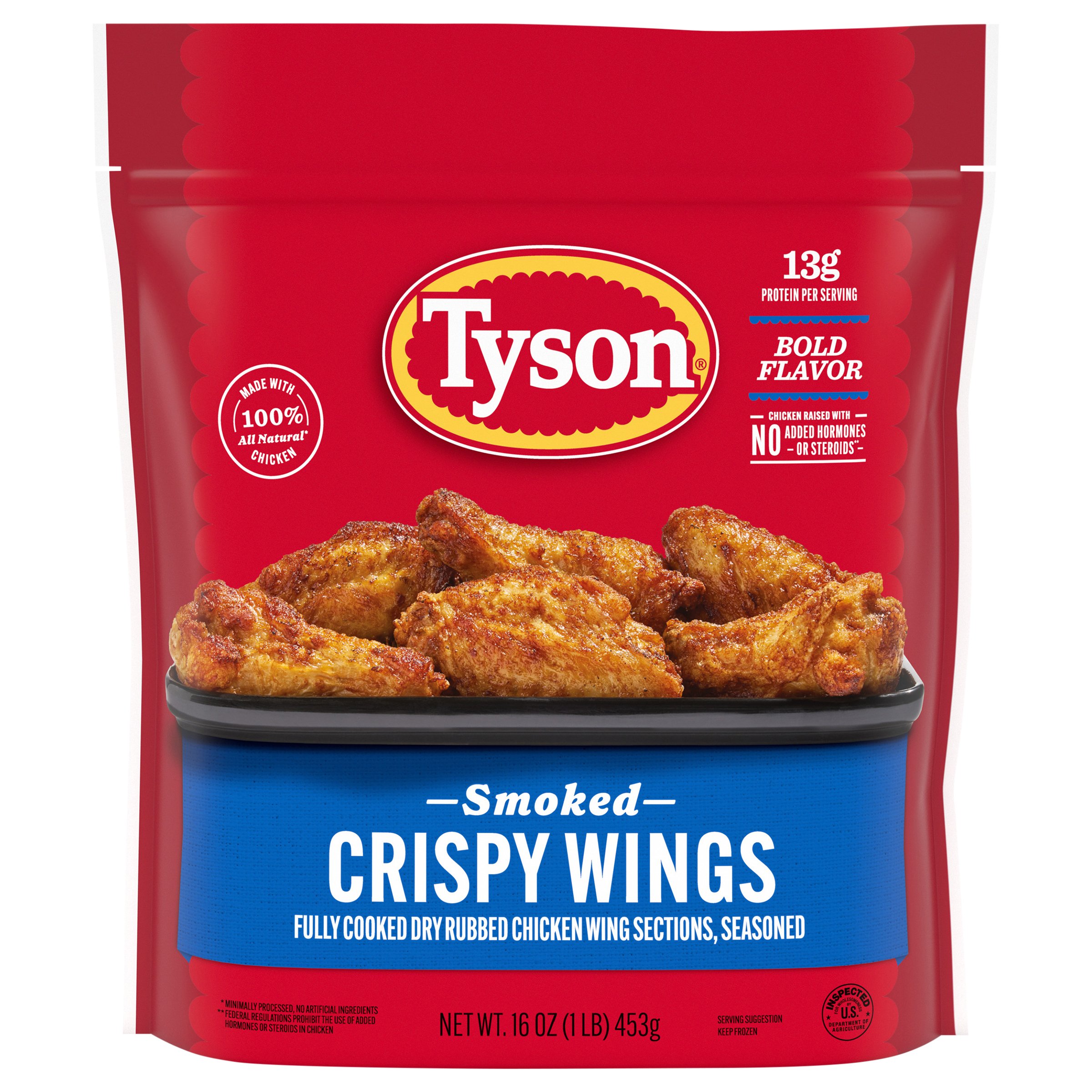 Tyson Frozen Smoked Crispy Wings - Shop Chicken at H-E-B