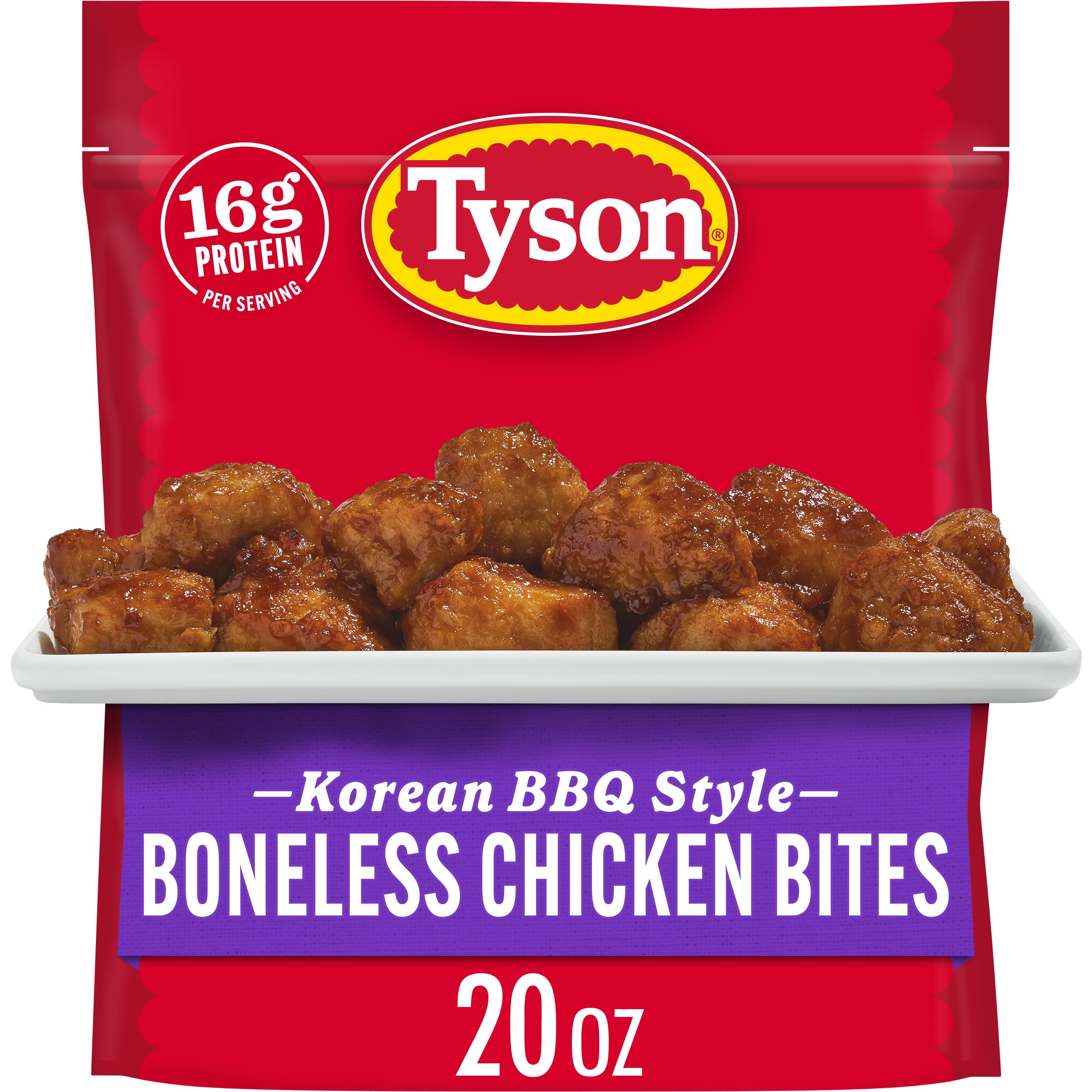 Tyson Frozen Korean BBQ Style Boneless Chicken Bites - Shop Chicken at ...