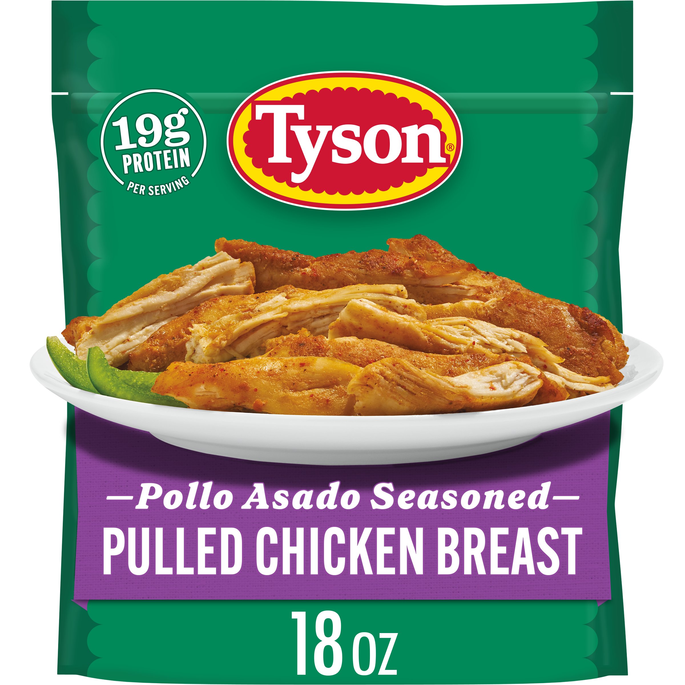 Tyson Frozen Pollo Asado Seasoned Pulled Chicken Breast - Shop Chicken ...