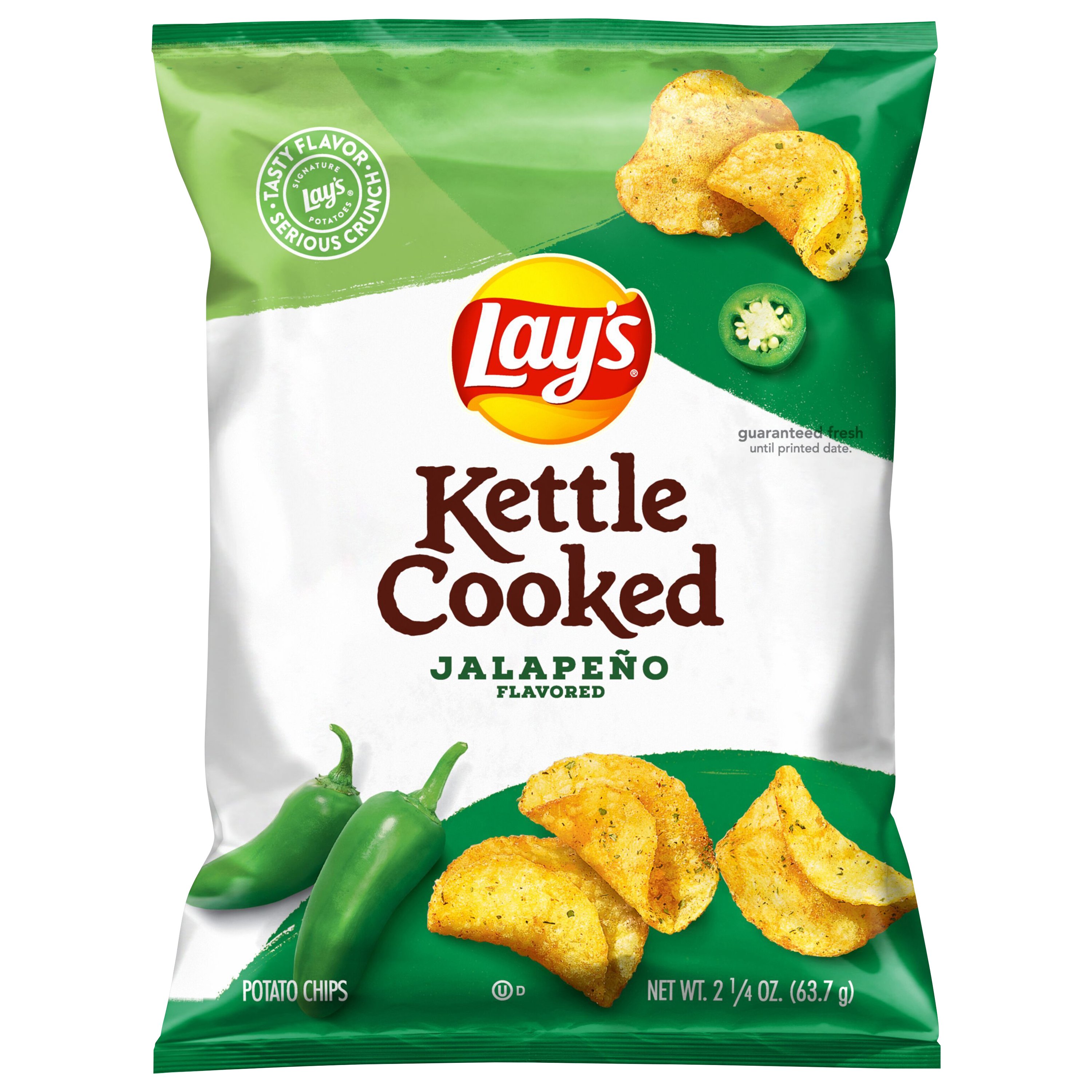 Lay's Kettle Cooked Jalapeño Potato Chips - Shop Chips at H-E-B