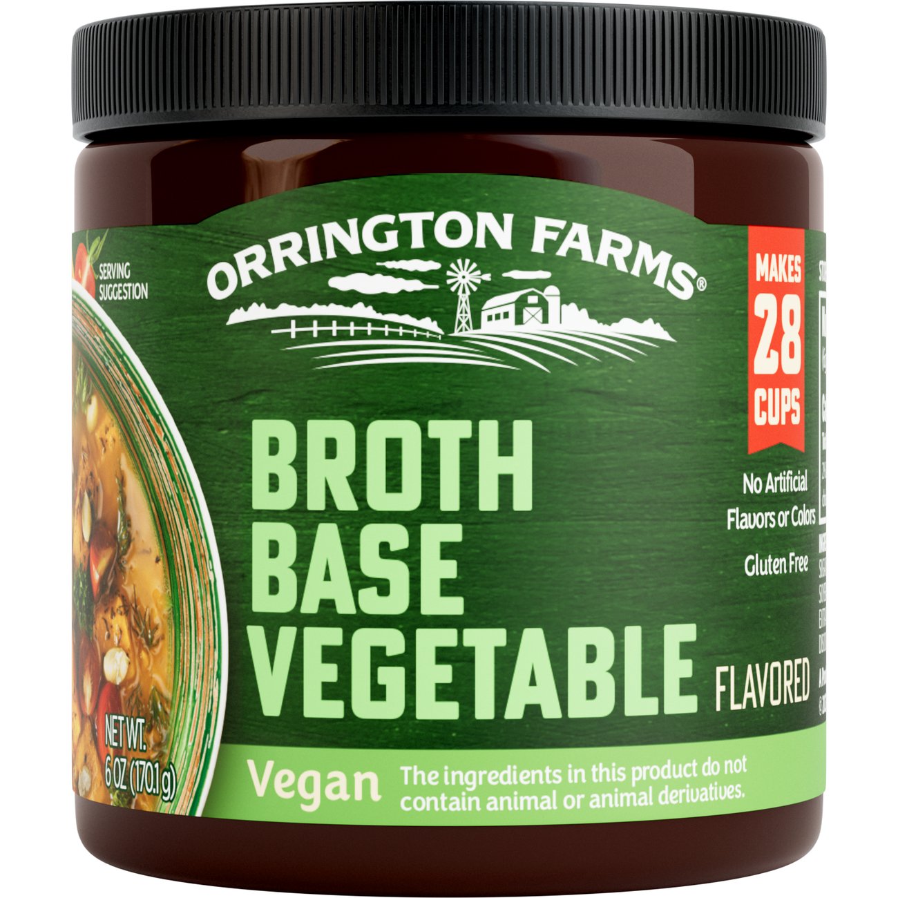 Orrington Farms Vegan Broth Base Vegetable - Shop Broth & bouillon at H-E-B