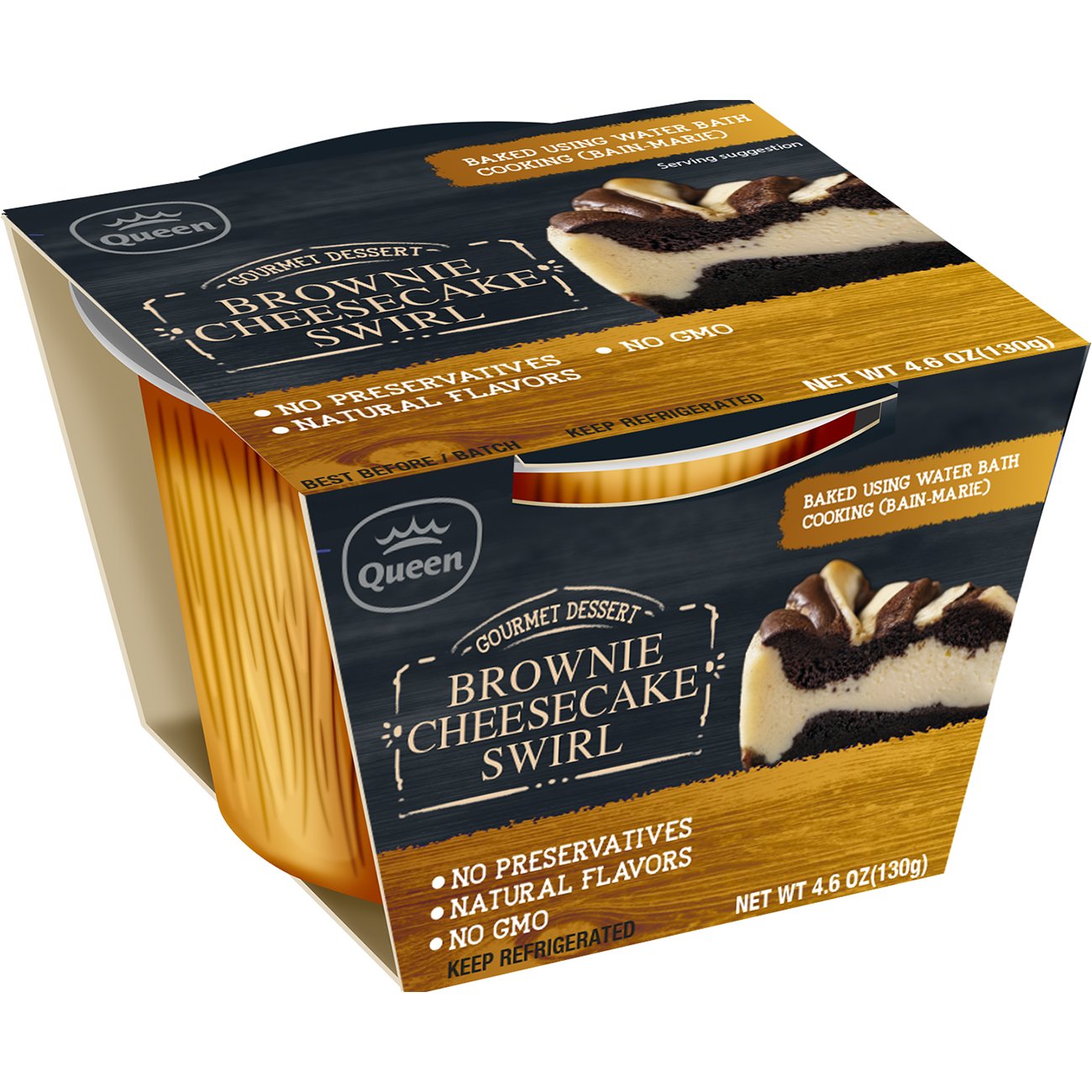 Queen Brownie Cheesecake Swirl - Shop Pudding & gelatin at H-E-B