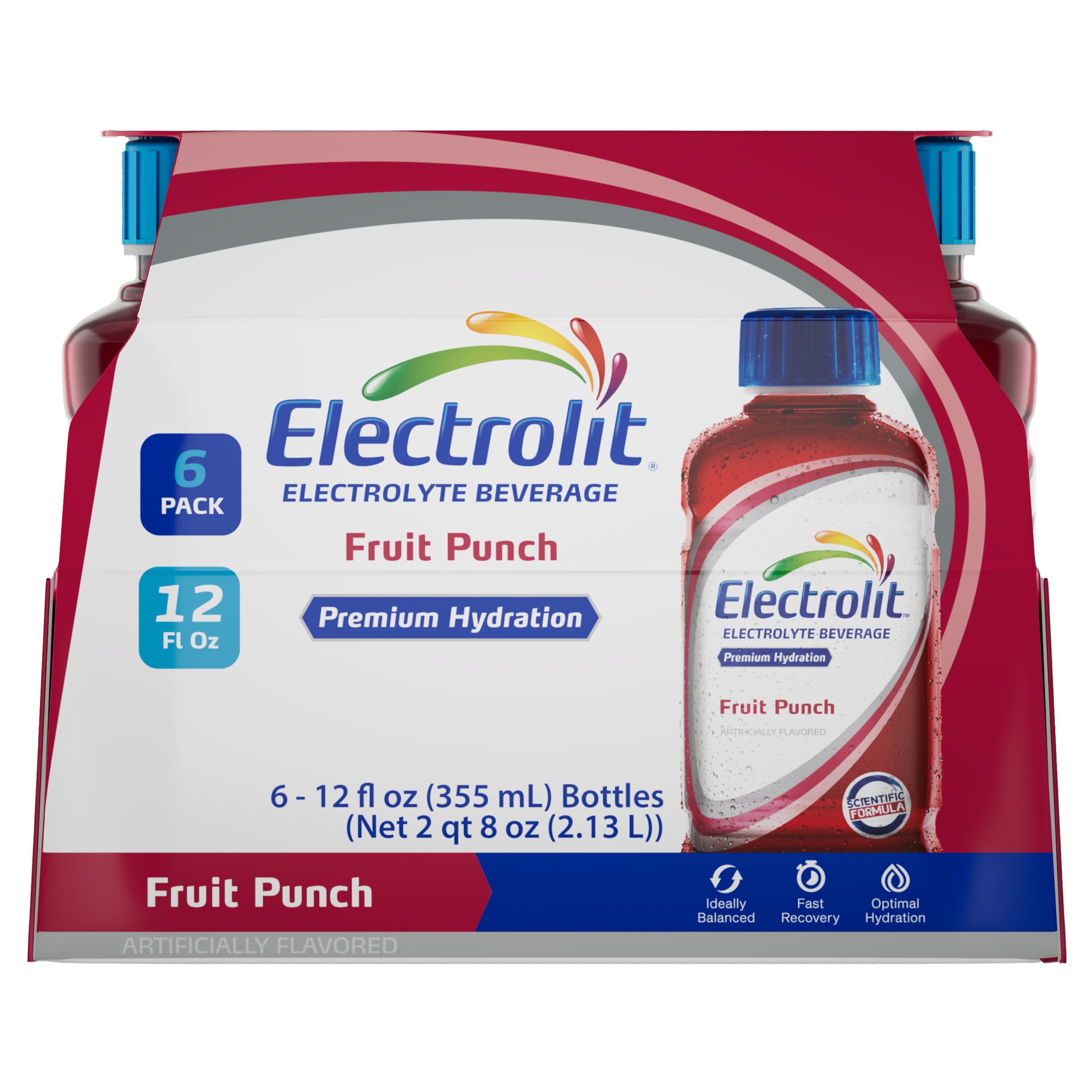 Electrolit Premium Hydration Drink - Fruit Punch, 6 pk - Shop Sports ...