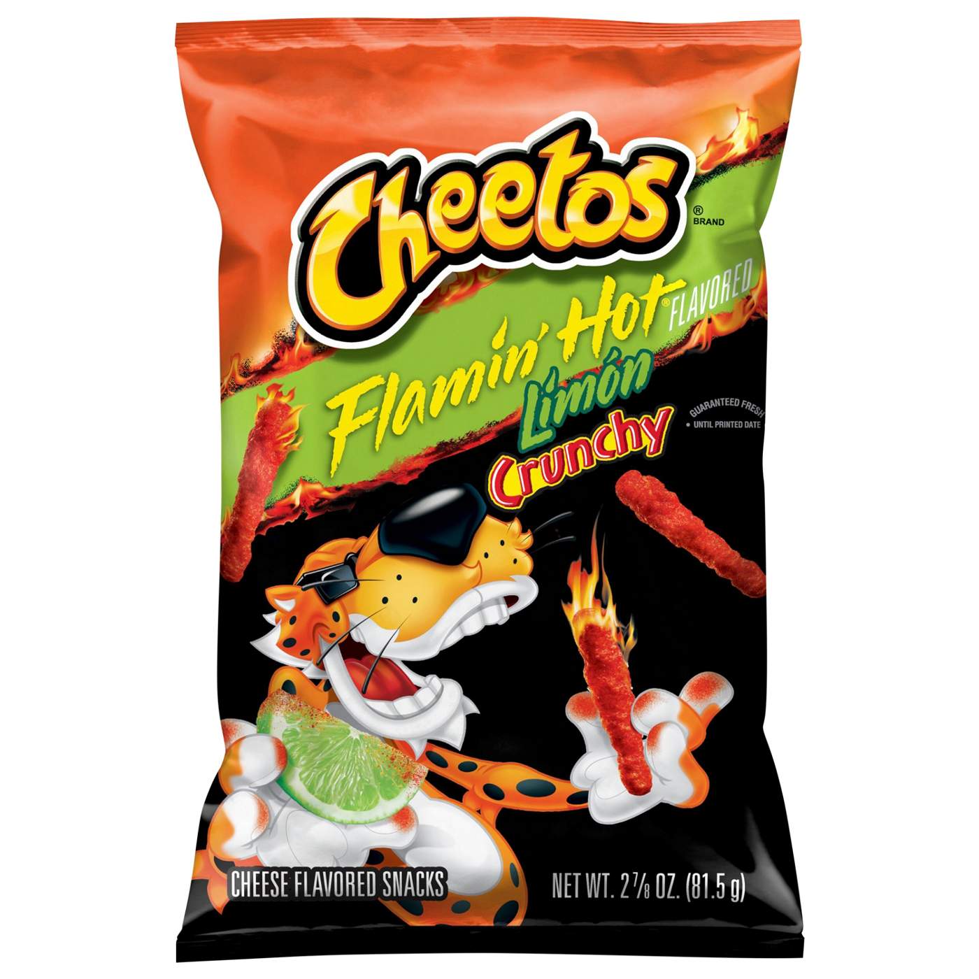 Cheetos Flamin' Hot Limón Crunchy Cheese Snacks - Shop Chips at H-E-B
