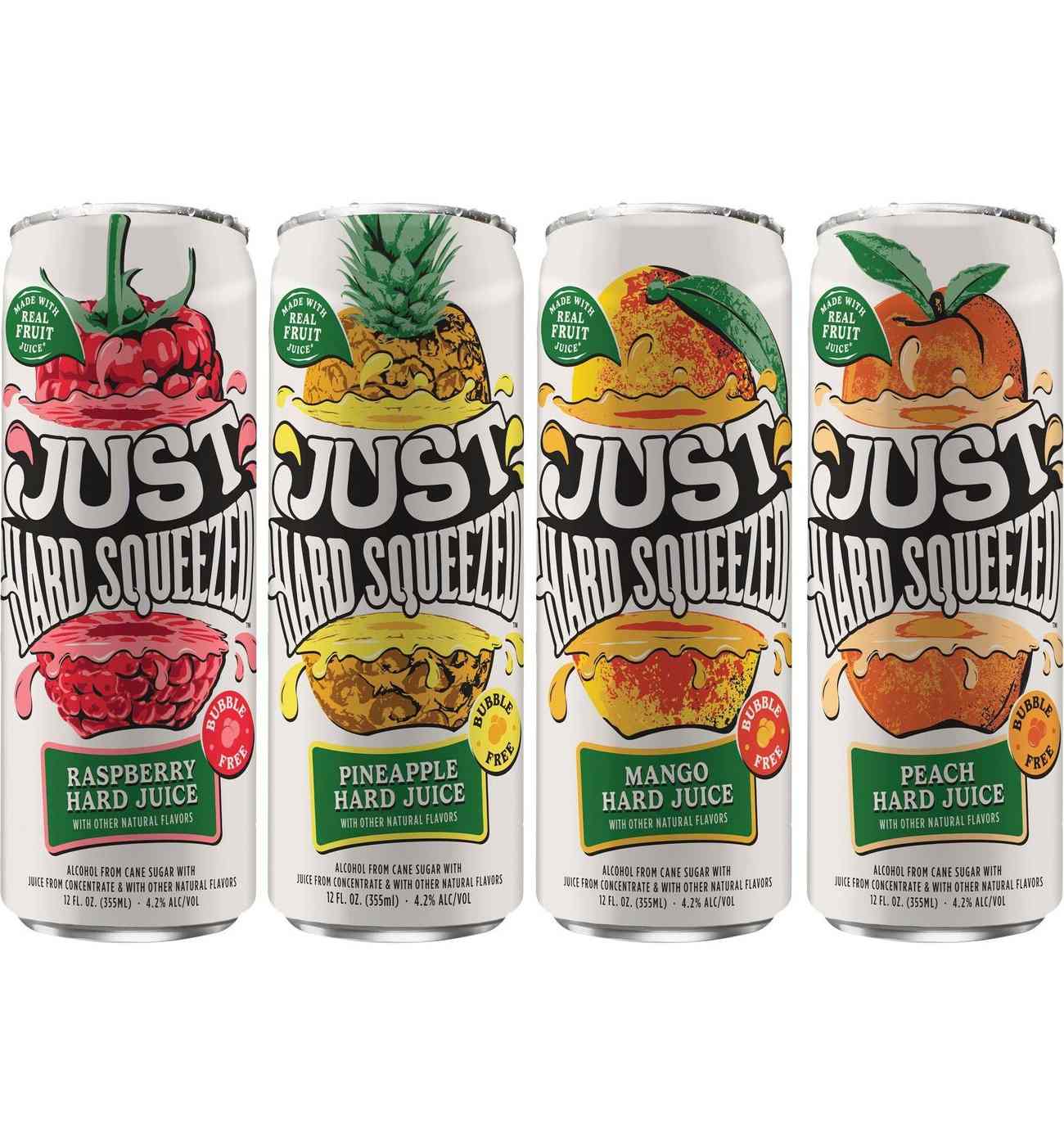 Just Hard Squeezed Hard Juice Variety 12 pk Cans - Shop Malt beverages ...