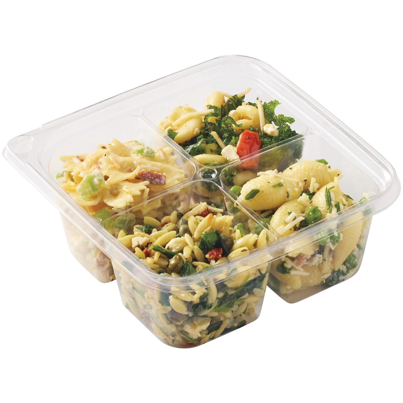 Meal Simple by H-E-B 4-Variety Pasta Salad Sampler - Shop Entrees ...