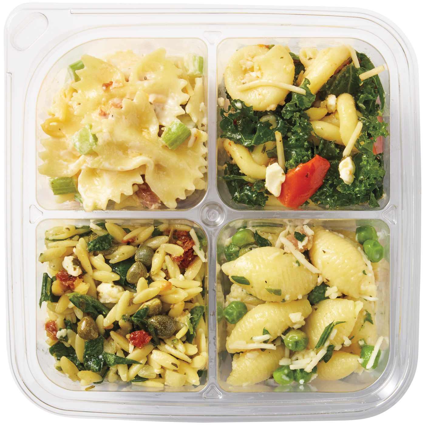 Meal Simple by H-E-B 4-Variety Pasta Salad Sampler - Shop Entrees ...