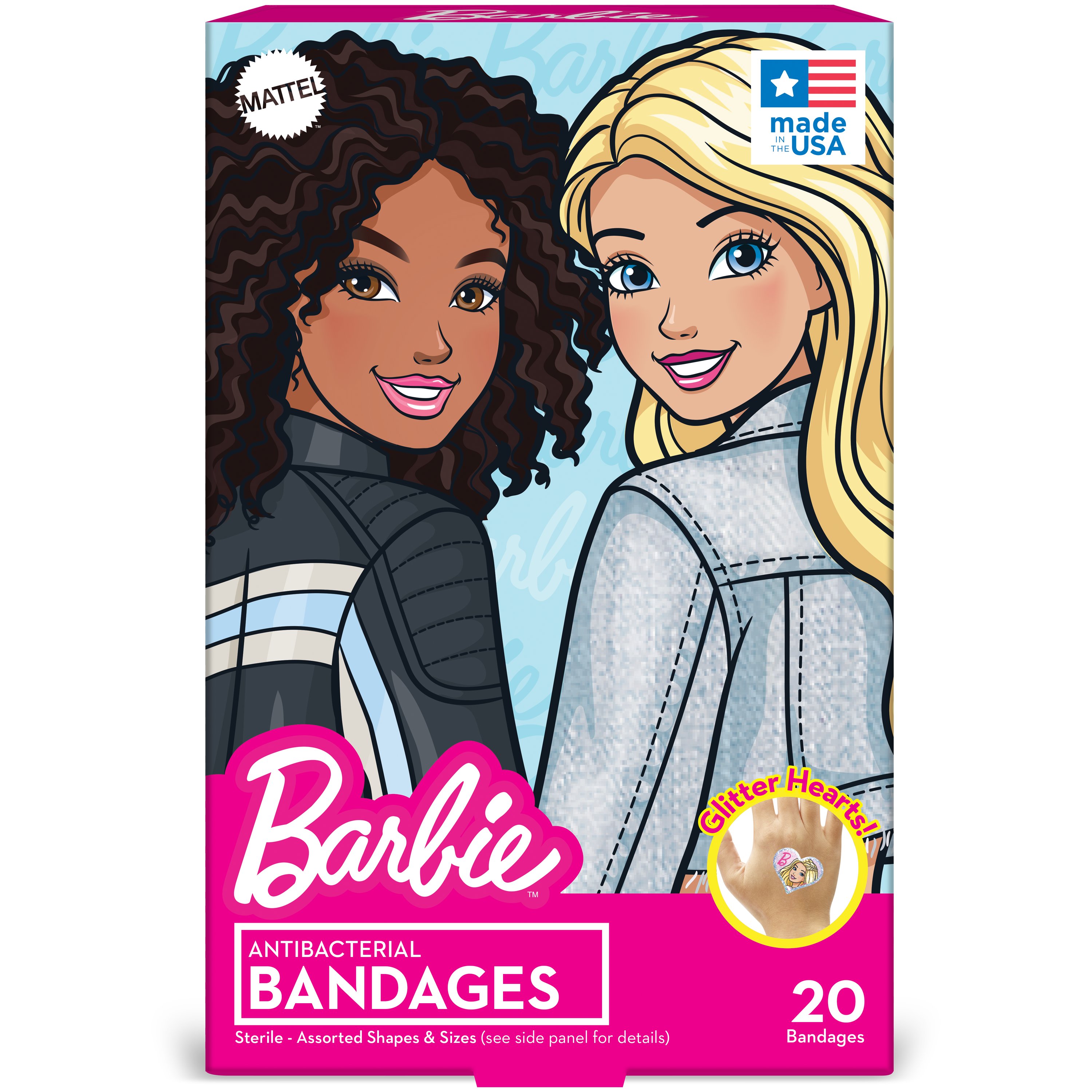 Barbie Antibacterial Bandages - Assorted Sizes - Shop Bandages & gauze ...