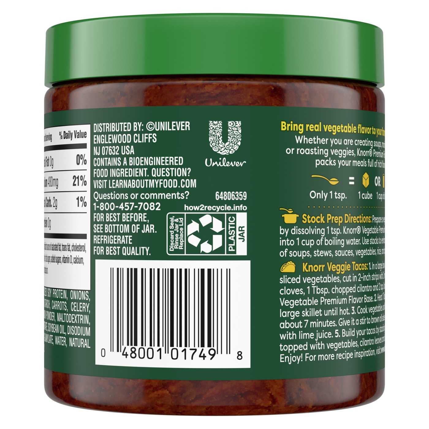Knorr Vegetable Premium Flavor Base - Shop Broth & bouillon at H-E-B