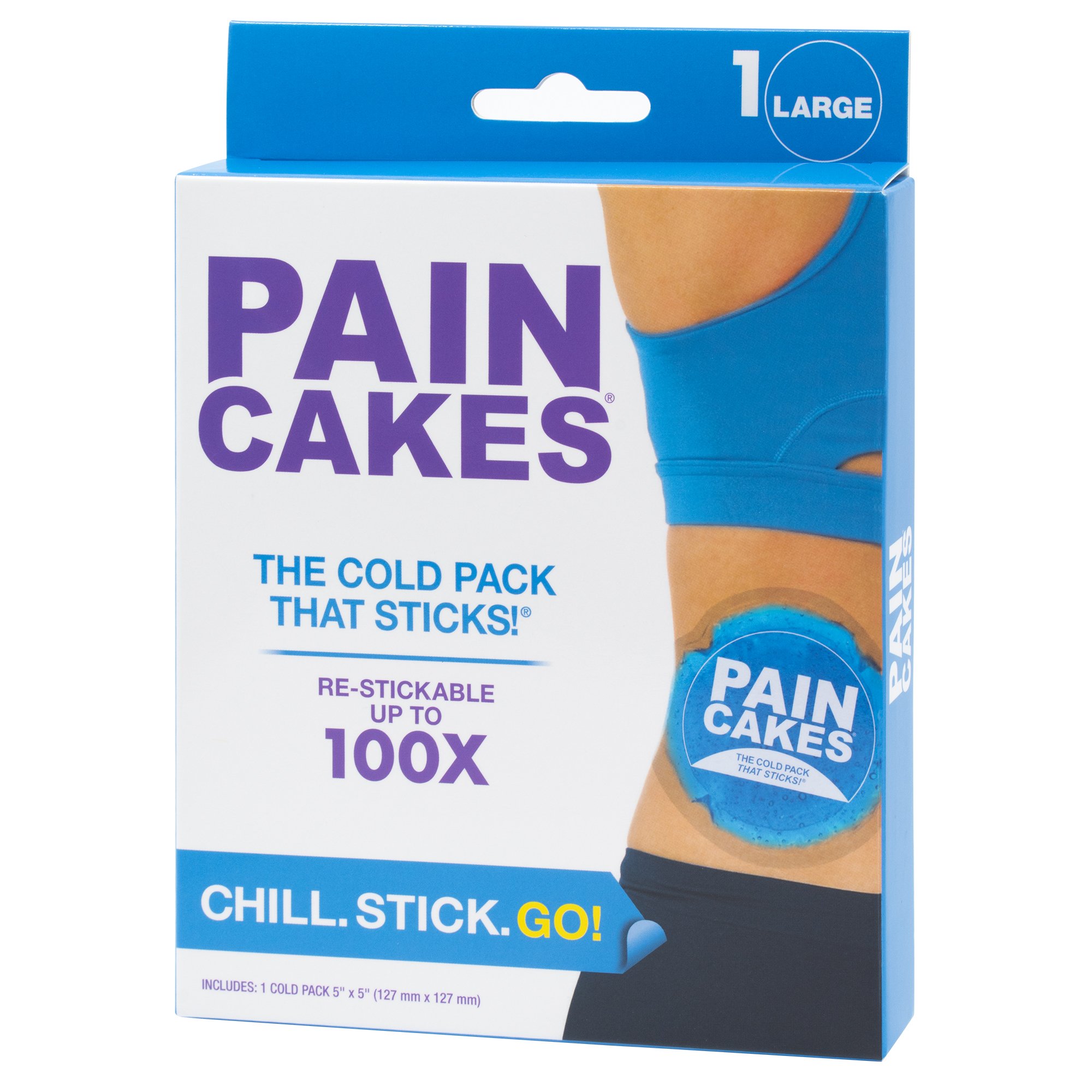 Pain Cakes Re-Stickable Pain Relief Large Cold Pack - Shop Muscle ...