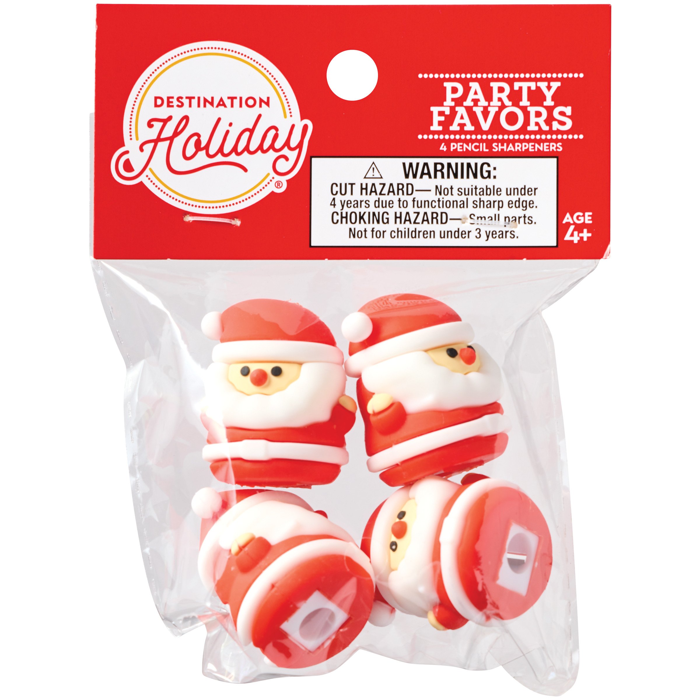 Destination Holiday Santa Pencil Sharpeners - Shop Favors at H-E-B