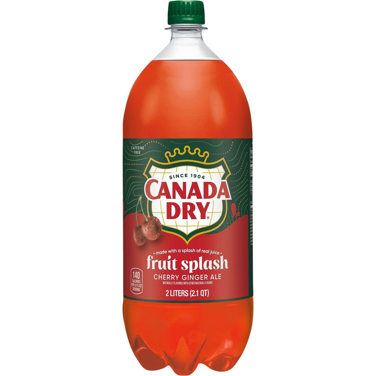 Canada Dry Ginger Ale Fruit Splash Cherry 2L - Shop Soda at H-E-B
