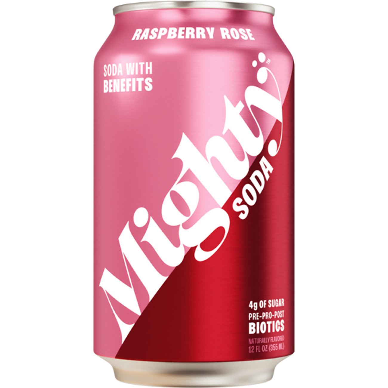 Mighty Soda Pre-Pro-Post Biotics Soda - Raspberry Rose - Shop Soda at H-E-B