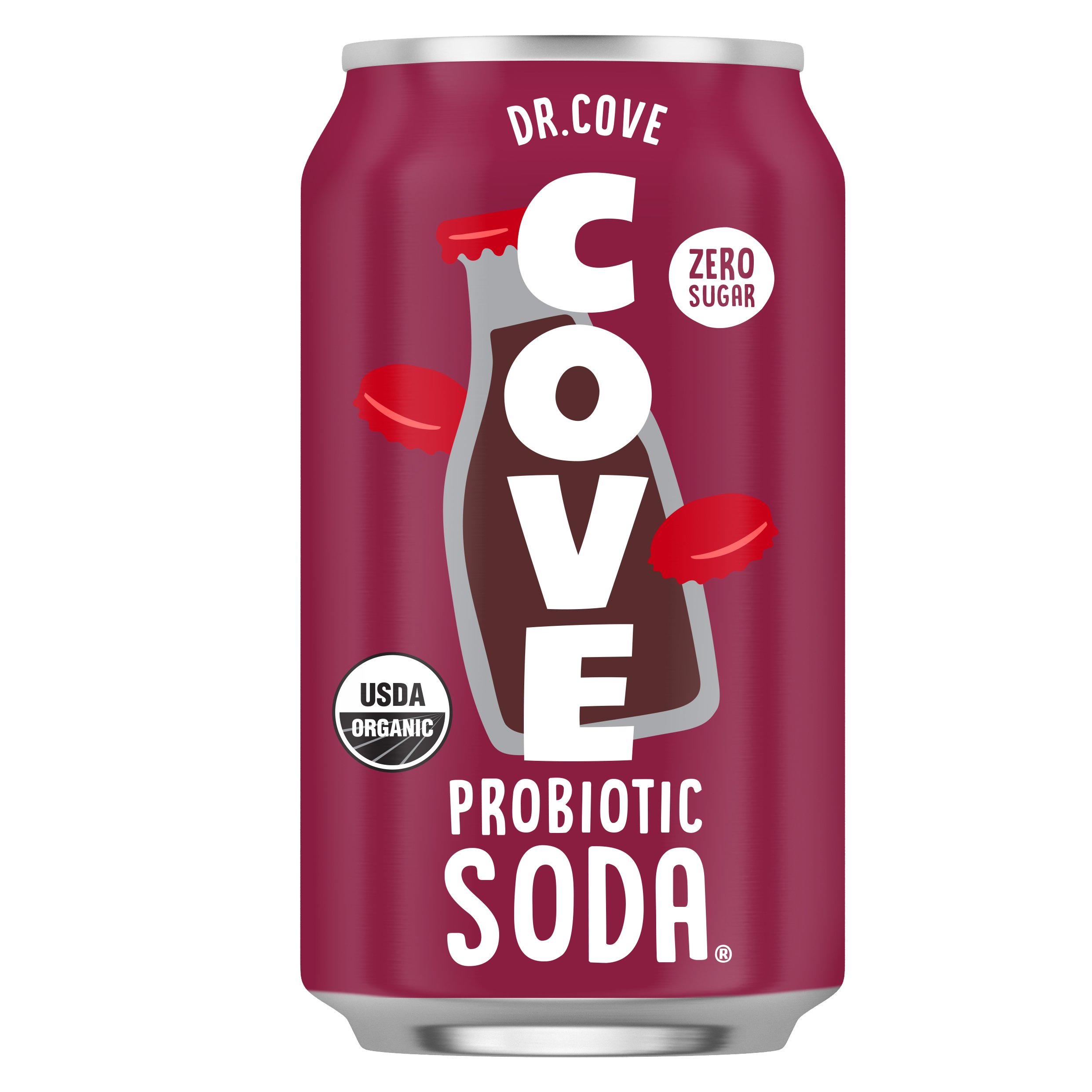 Cove Organic Zero Sugar Probiotic Soda - Dr. Cove - Shop Soda at H-E-B