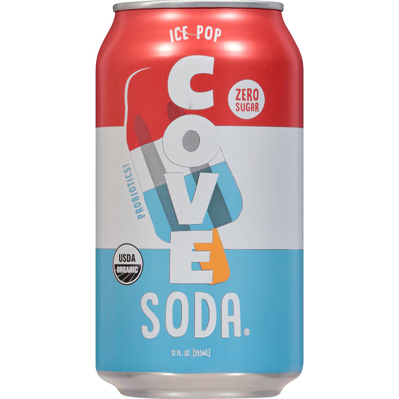 Cove Organic Zero Sugar Probiotic Soda - Ice Pop - Shop Soda at H-E-B