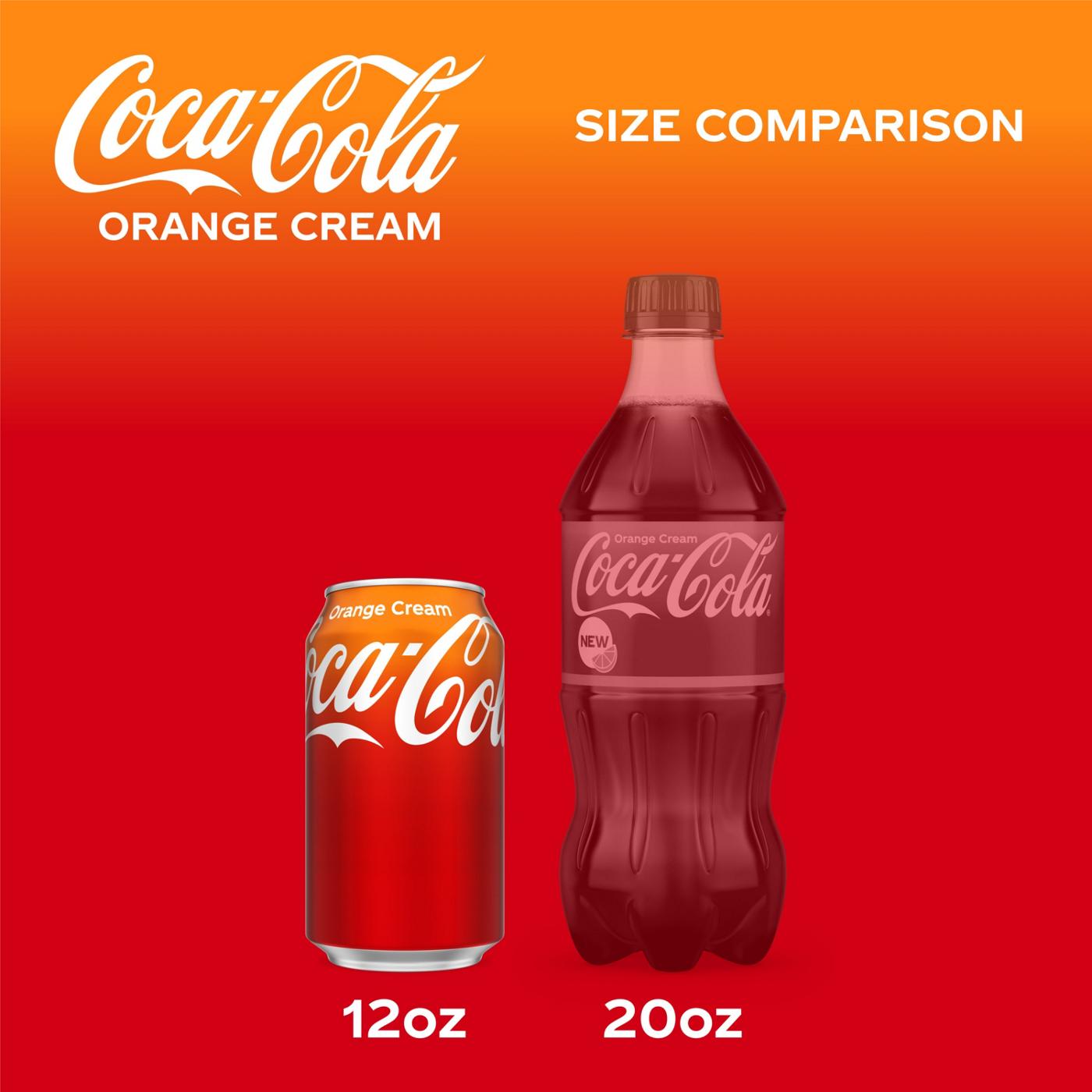 Coca-Cola Orange Cream 12 pk Cans - Shop Soda at H-E-B