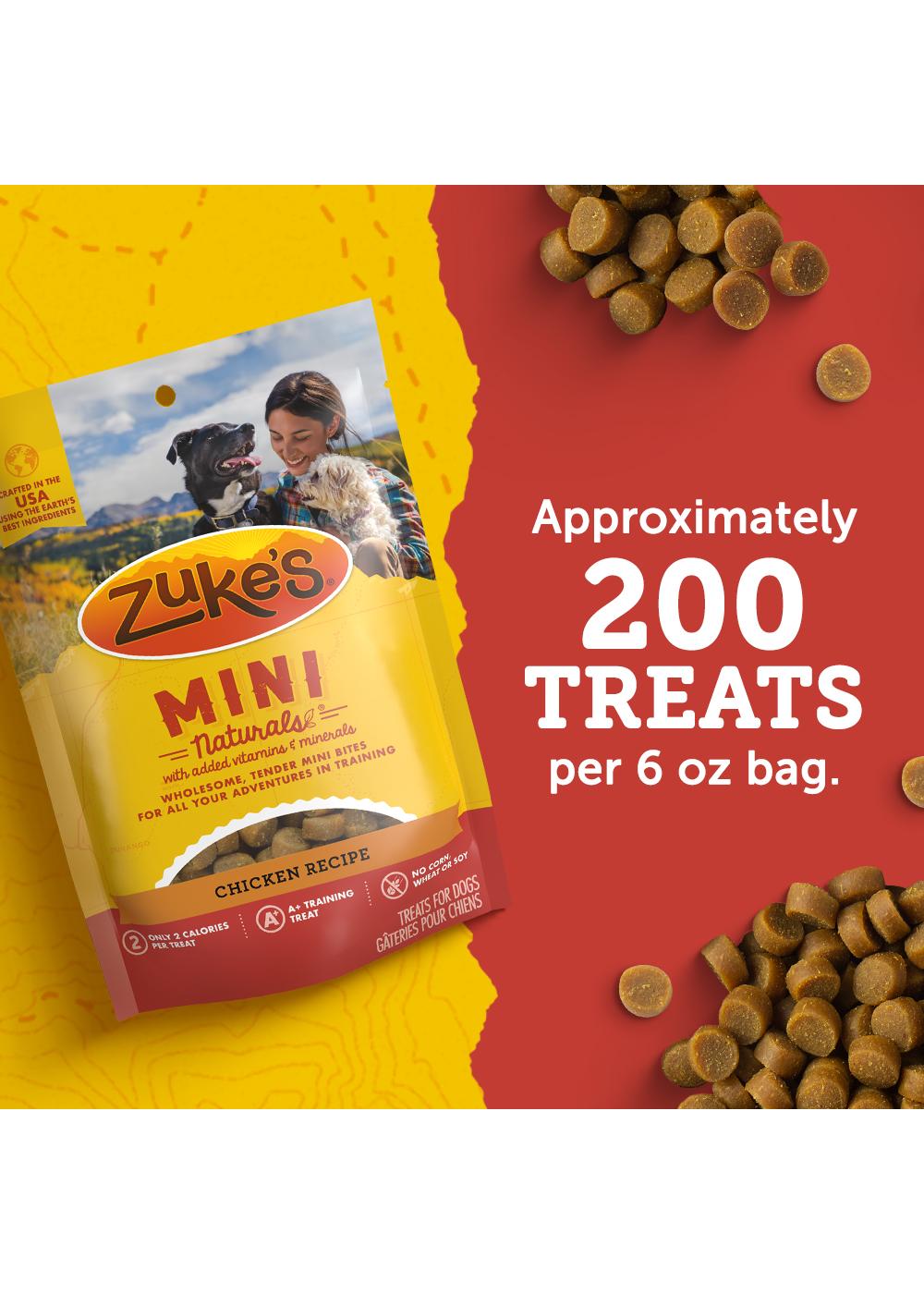 Zuke's Mini Naturals Dog Treats - Chicken Recipe - Shop Soft & chewy ...