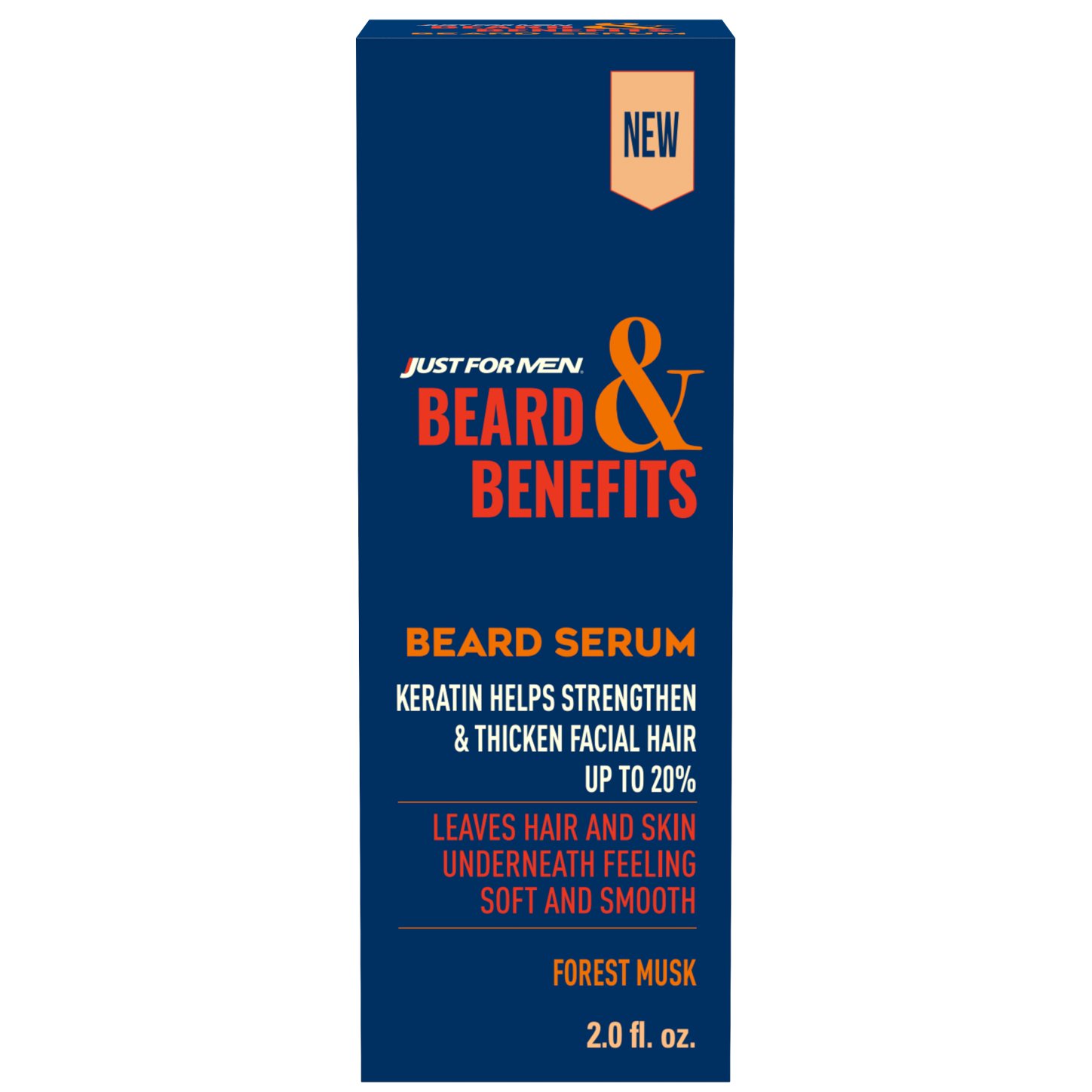 Just For Men Beard & Benefits Thickening Beard Serum - Forest Musk ...