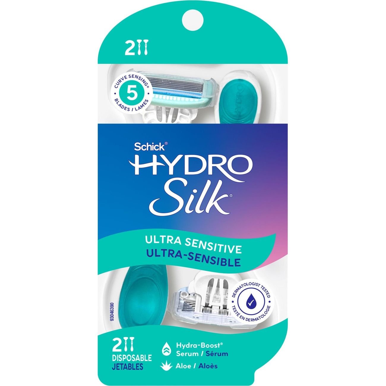 Schick Hydro Silk Schick Hydro Silk Ultra Sensitive 5 Blade Disposable ...