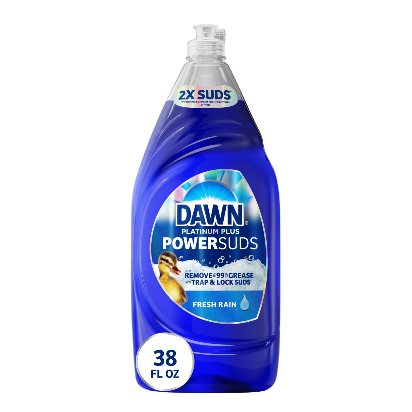 Dawn Platinum Plus Power Suds Liquid Dish Soap - Fresh Rain - Shop Dish ...