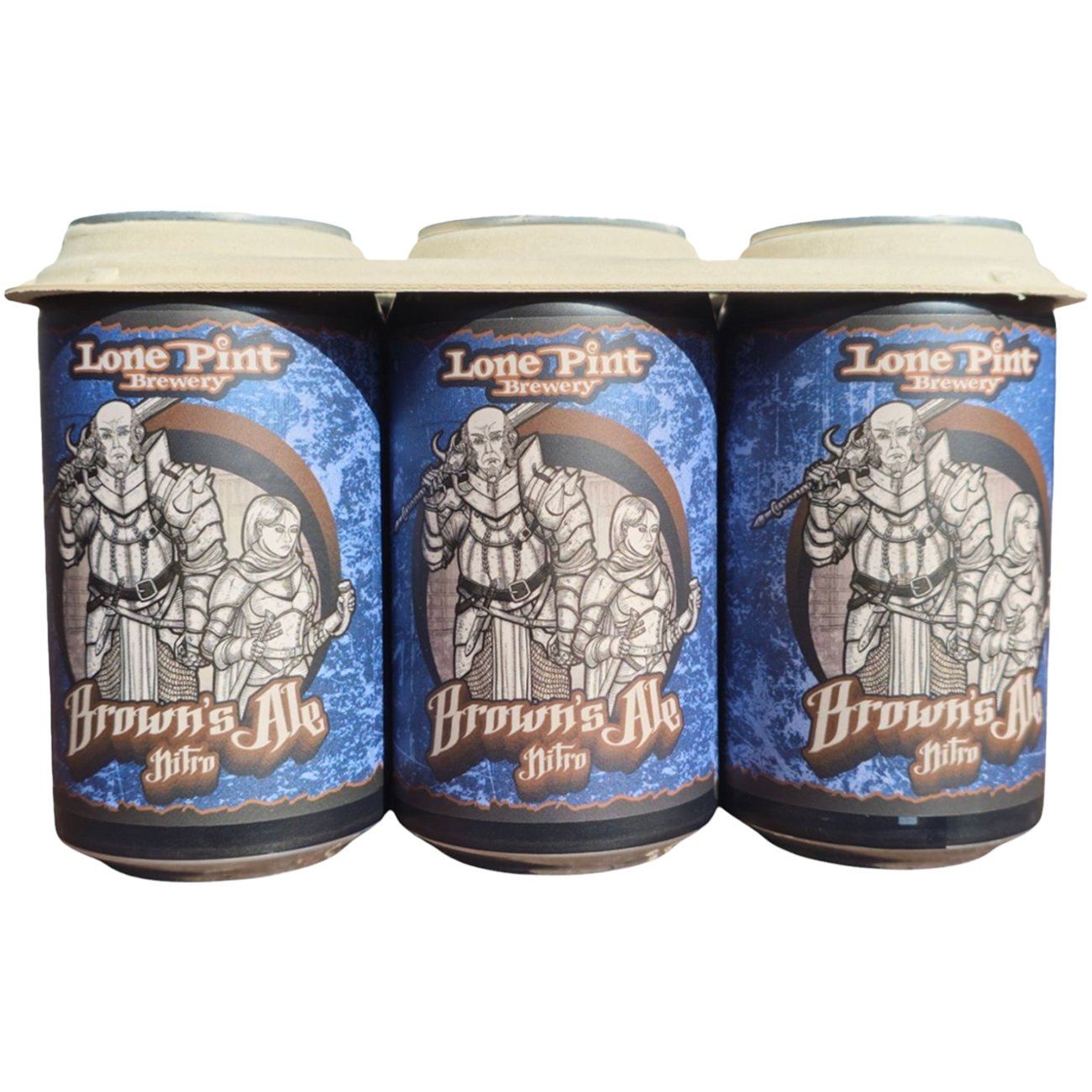 Lone Pint Brewery Browns Ale Nitro Craft Beer 6 pk Cans - Shop Beer at ...