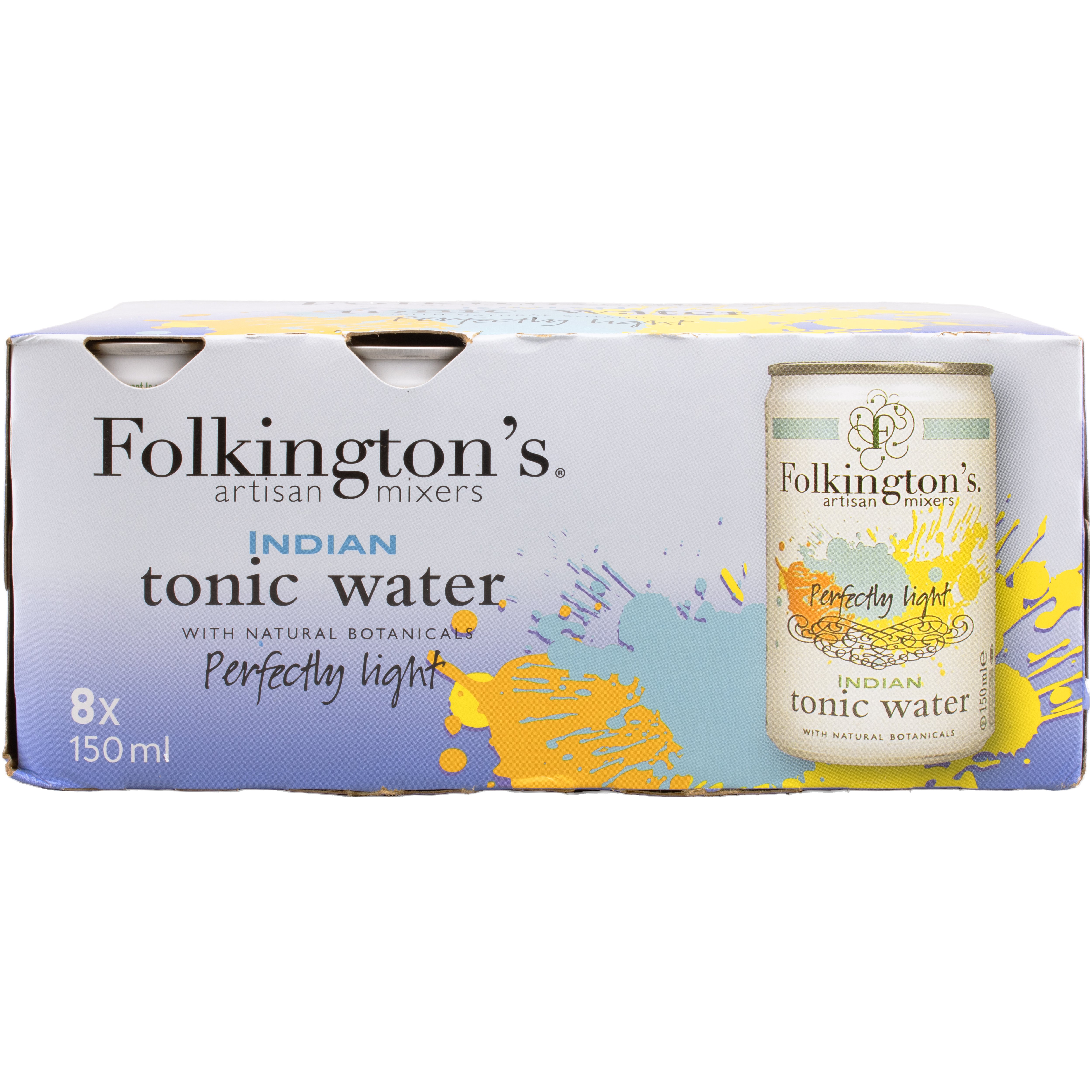 Folkington's Indian Light Tonic Water 8 Pack, 5.07 oz | Central Market ...