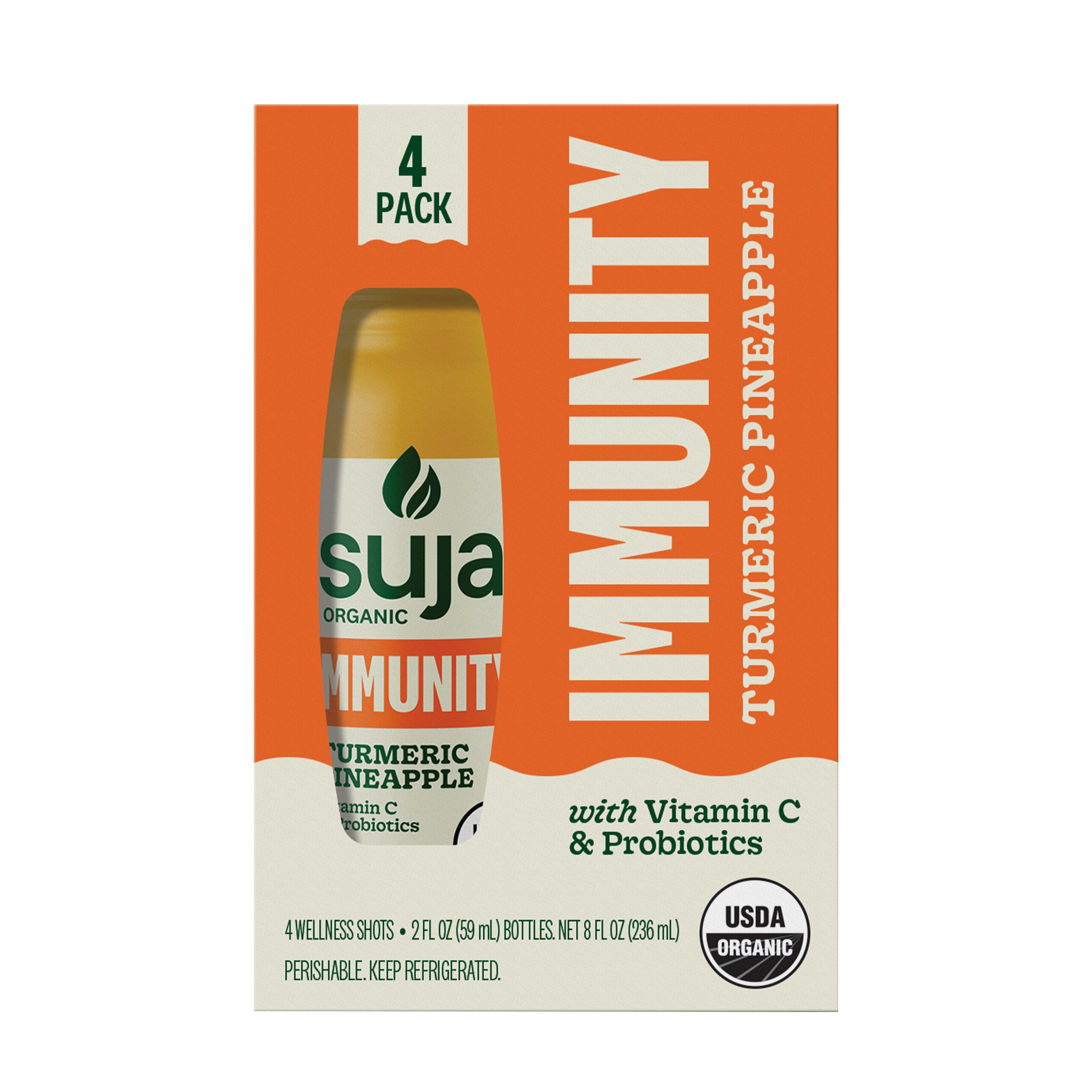 Suja Organic Immunity Defense Wellness Shot - 4 Pack - Shop Juice at H-E-B