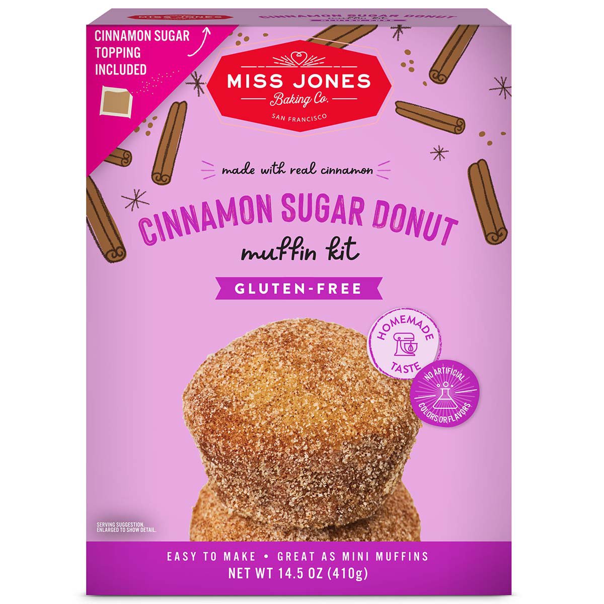 Miss Jones Cinnamon Sugar Donut Muffin Kit - Shop Baking mixes at H-E-B