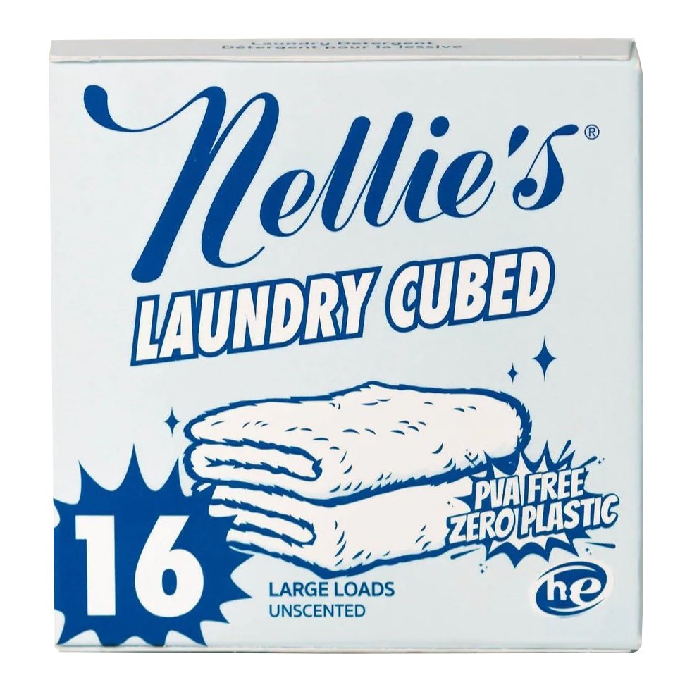 Nellie's Pre-Measured Laundry Detergent Cubes - 16 Loads - Shop ...