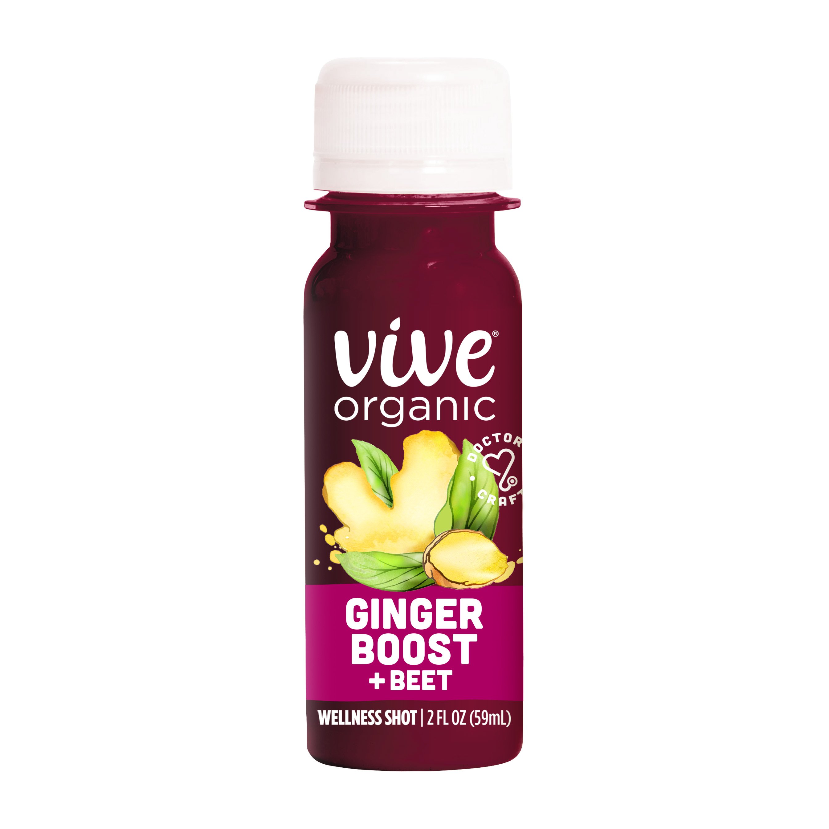 Vive Organic Ginger Beet Boost Wellness Shot - Shop Juice at H-E-B