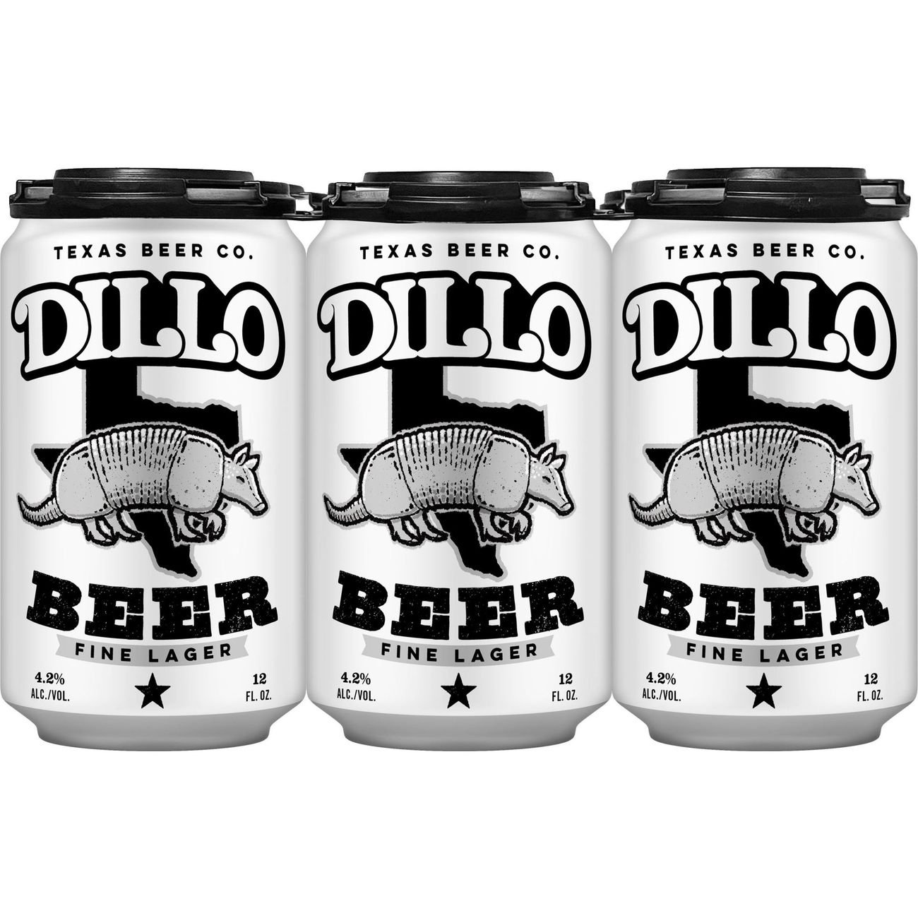Texas Beer Co Dillo Fine Lager Beer 6 pk Cans - Shop Beer at H-E-B