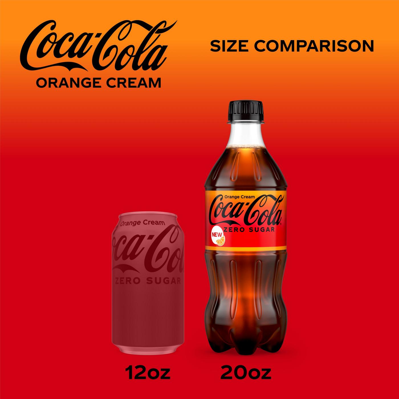 Coca-Cola Zero Orange Cream - Shop Soda at H-E-B