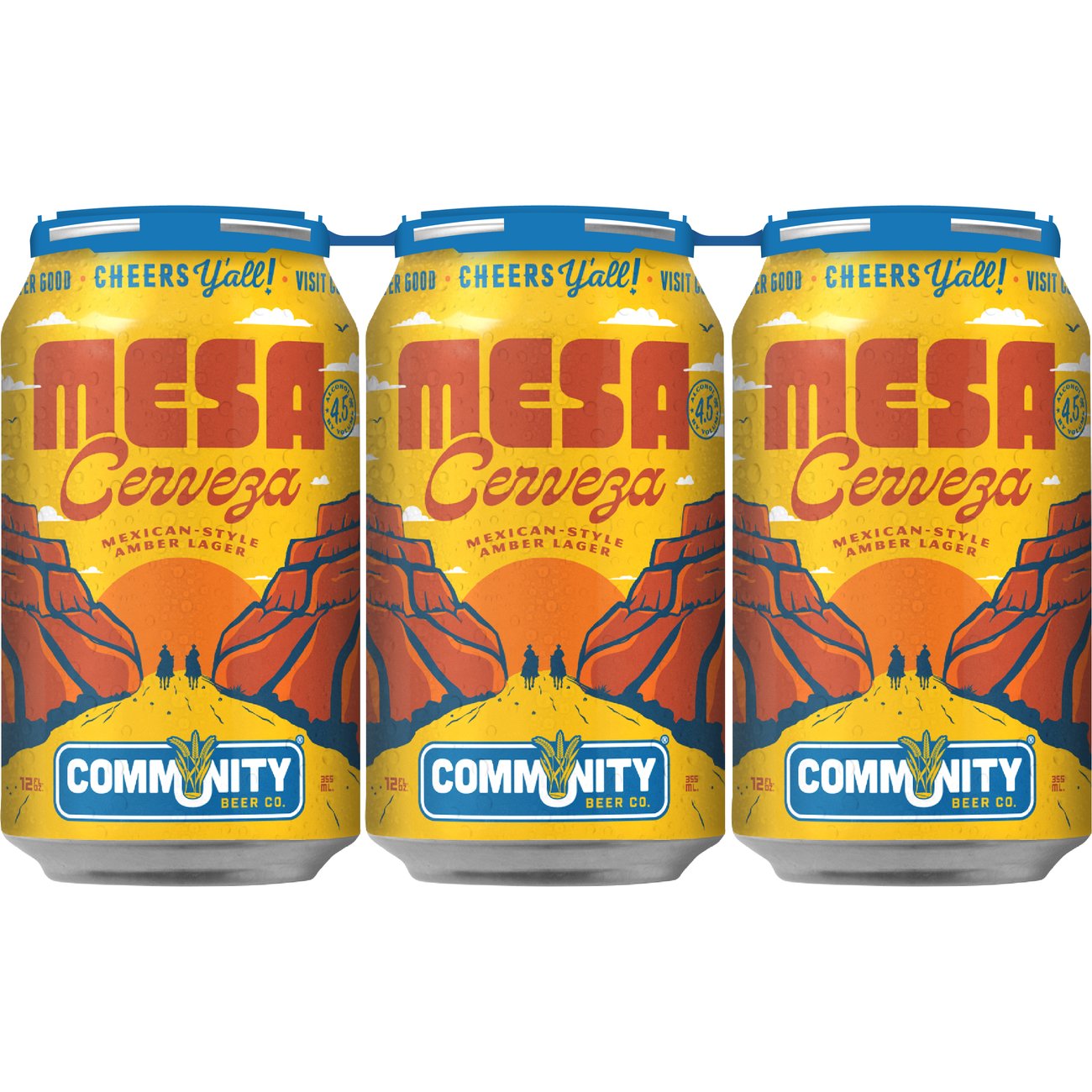 Community Beer Mesa Cerveza Lager Beer 6 pk Cans - Shop Beer at H-E-B