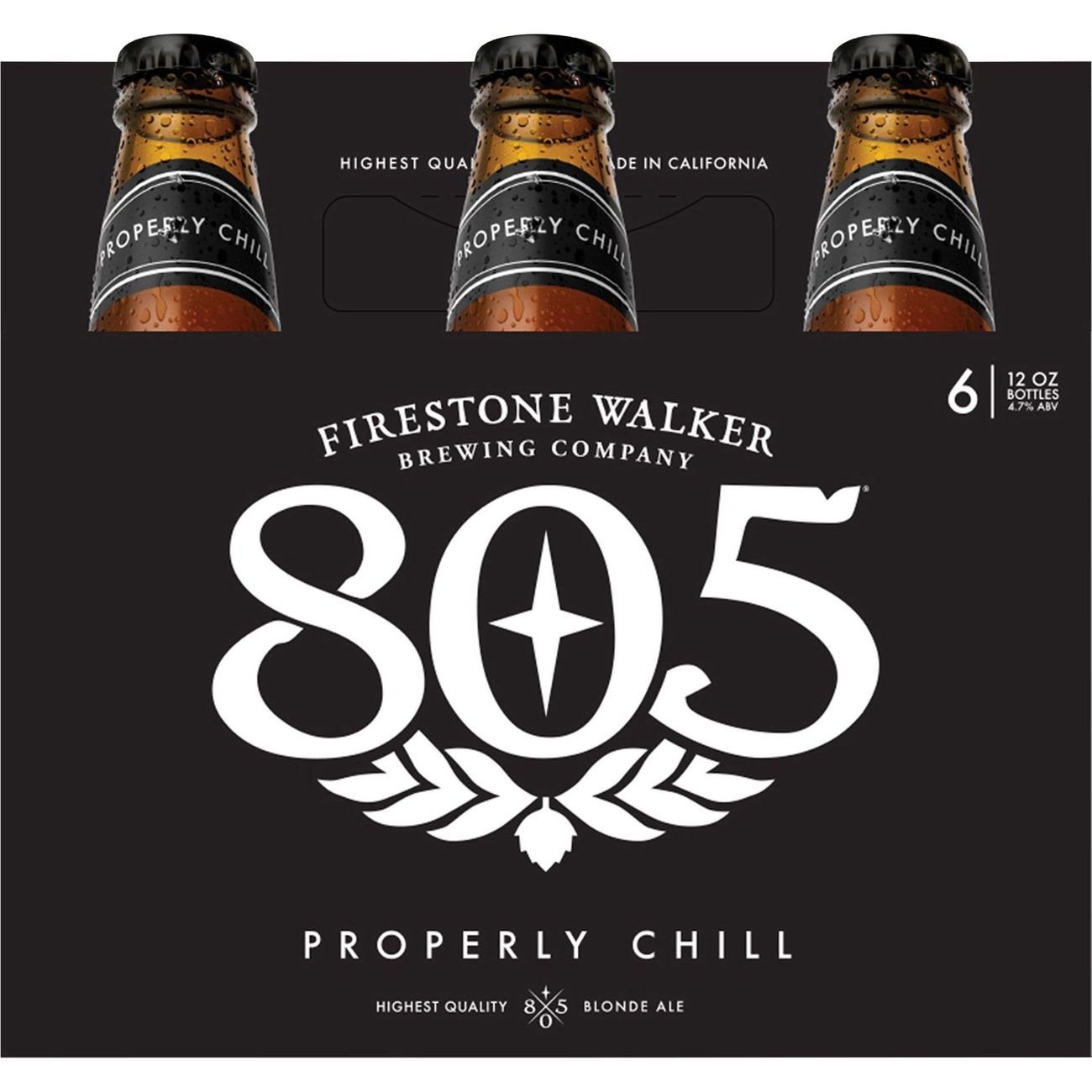 Firestone Walker 805 California Style Blonde Ale Beer 6 pk Bottles ...