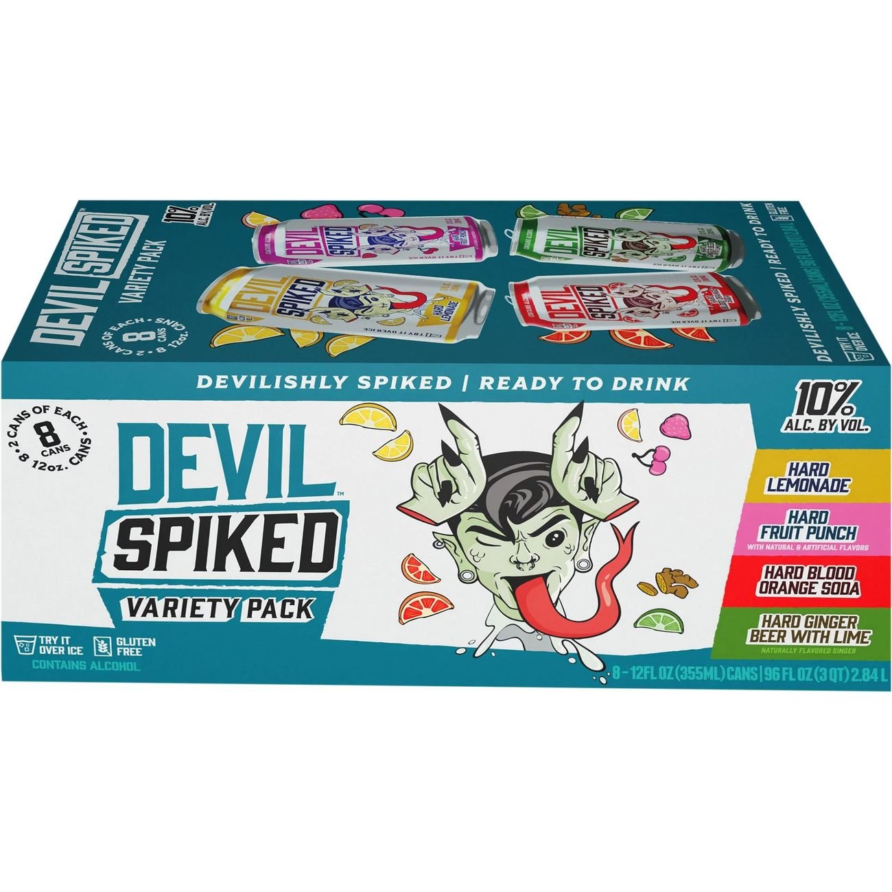Devil Spiked Gluten Free Malt Beverage Variety Pack 8 pk Cans - Shop ...