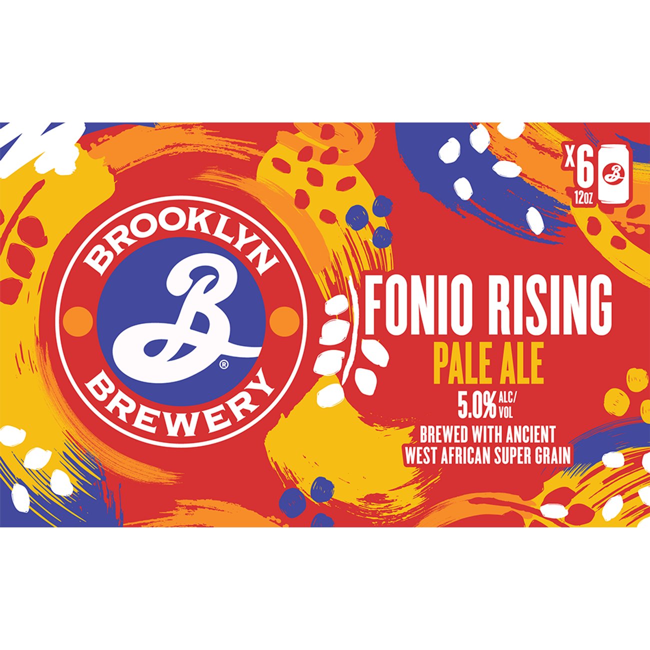 Brooklyn Fonio Rising Pale Ale Craft Beer 6 pk Cans - Shop Beer at H-E-B